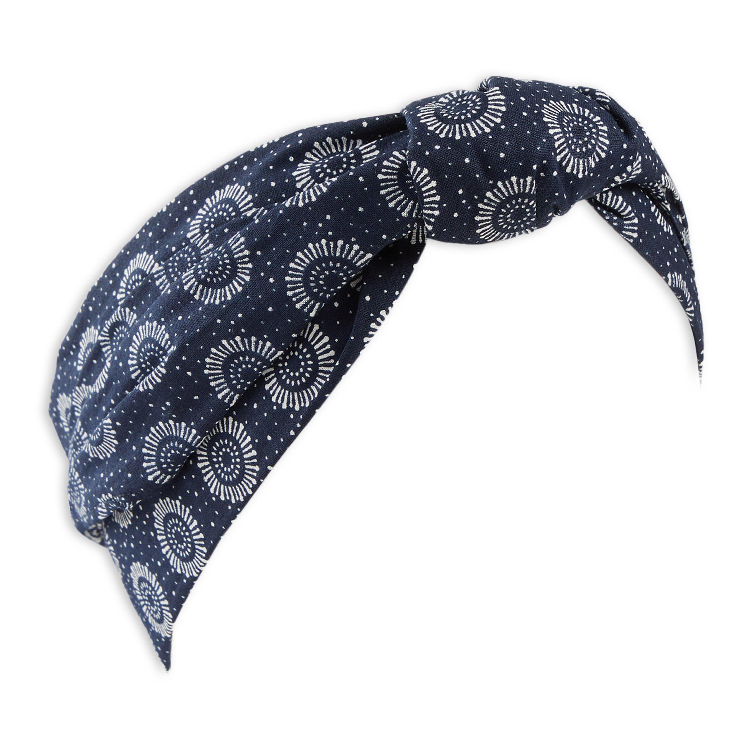 Blue Printed Headscarf (3156767) | Ginger Mary
