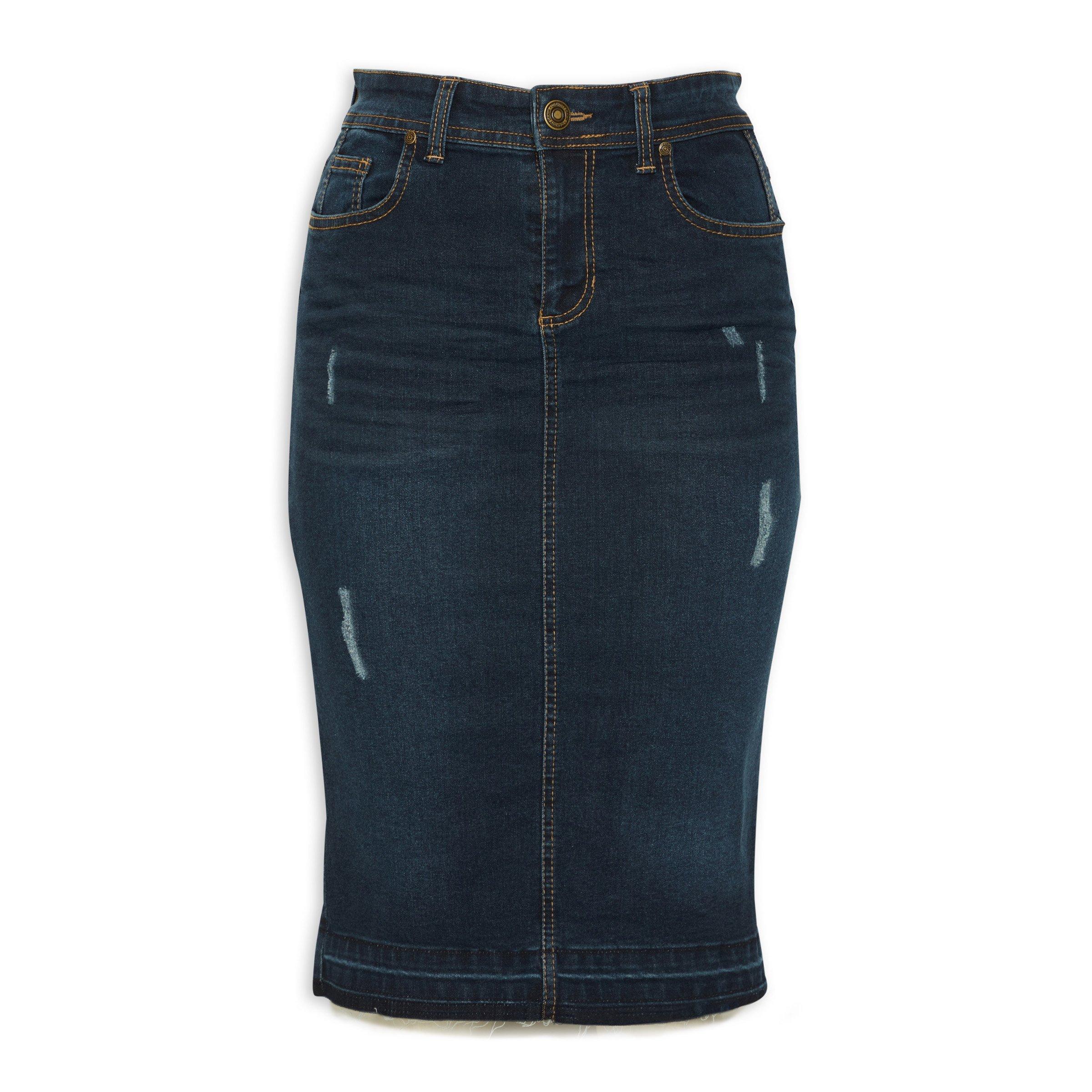 Indigo Denim Skirt (3156794) | Identity
