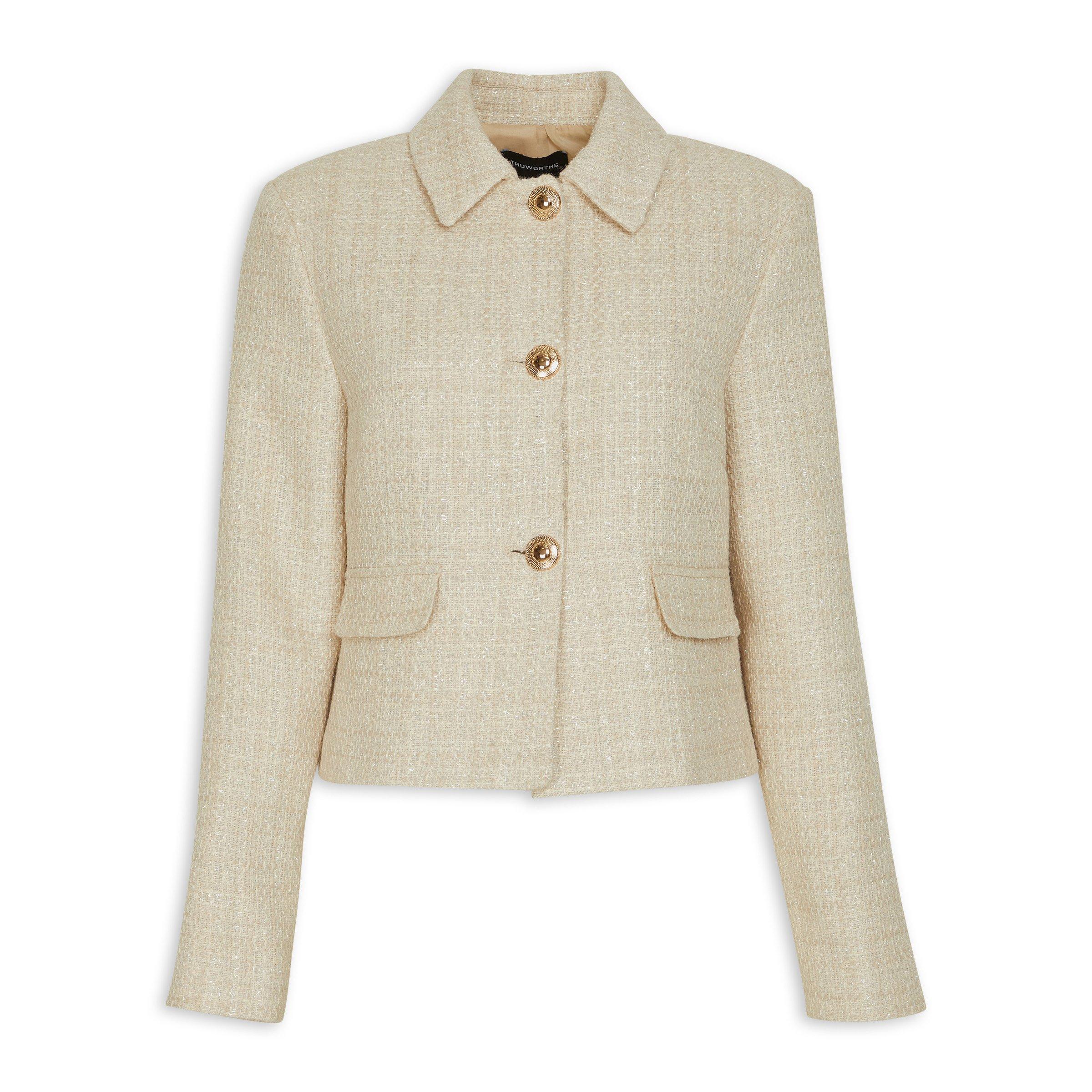 Stone Retro Jacket (3157369) | Truworths