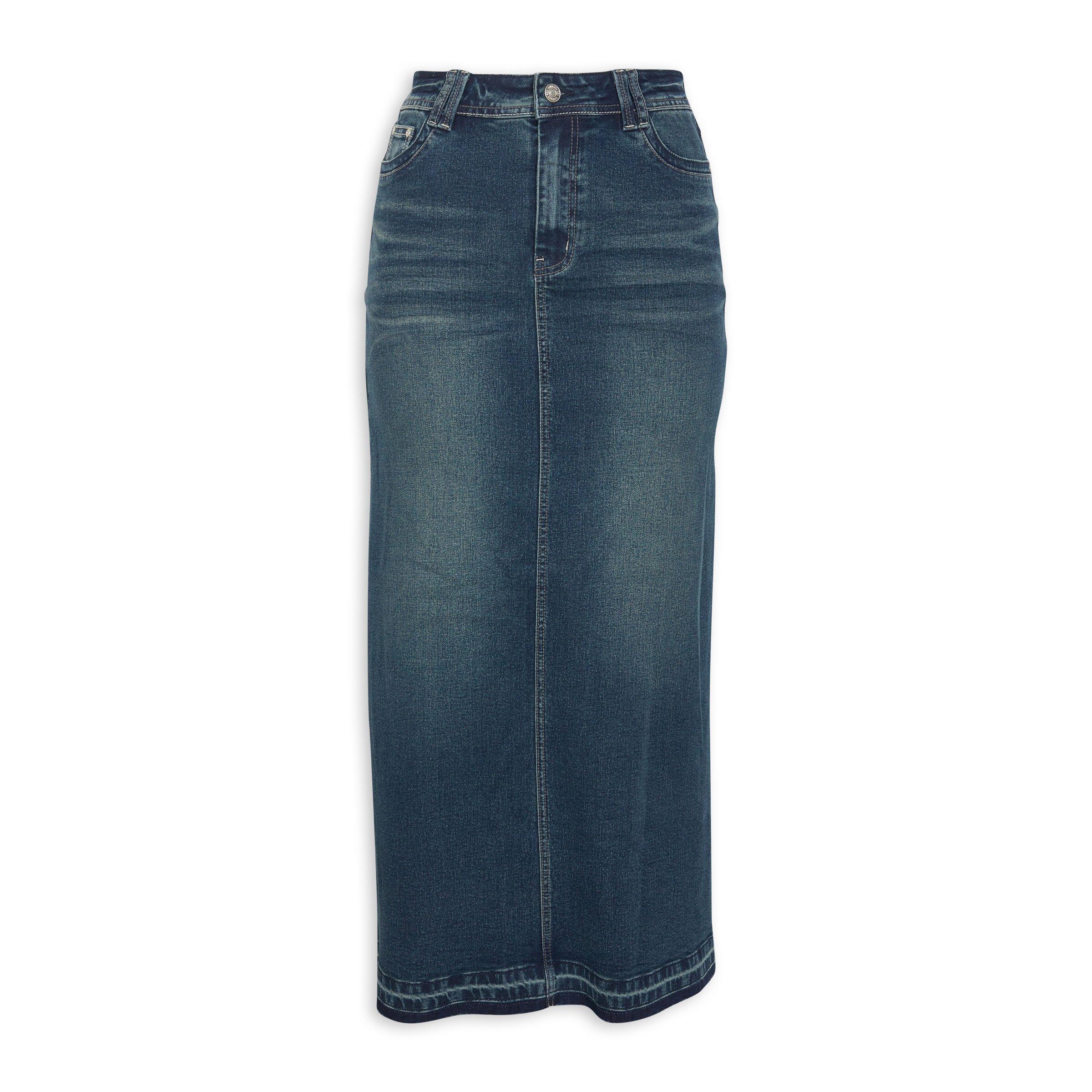 Denim Column Skirt 3157404 Outback Red