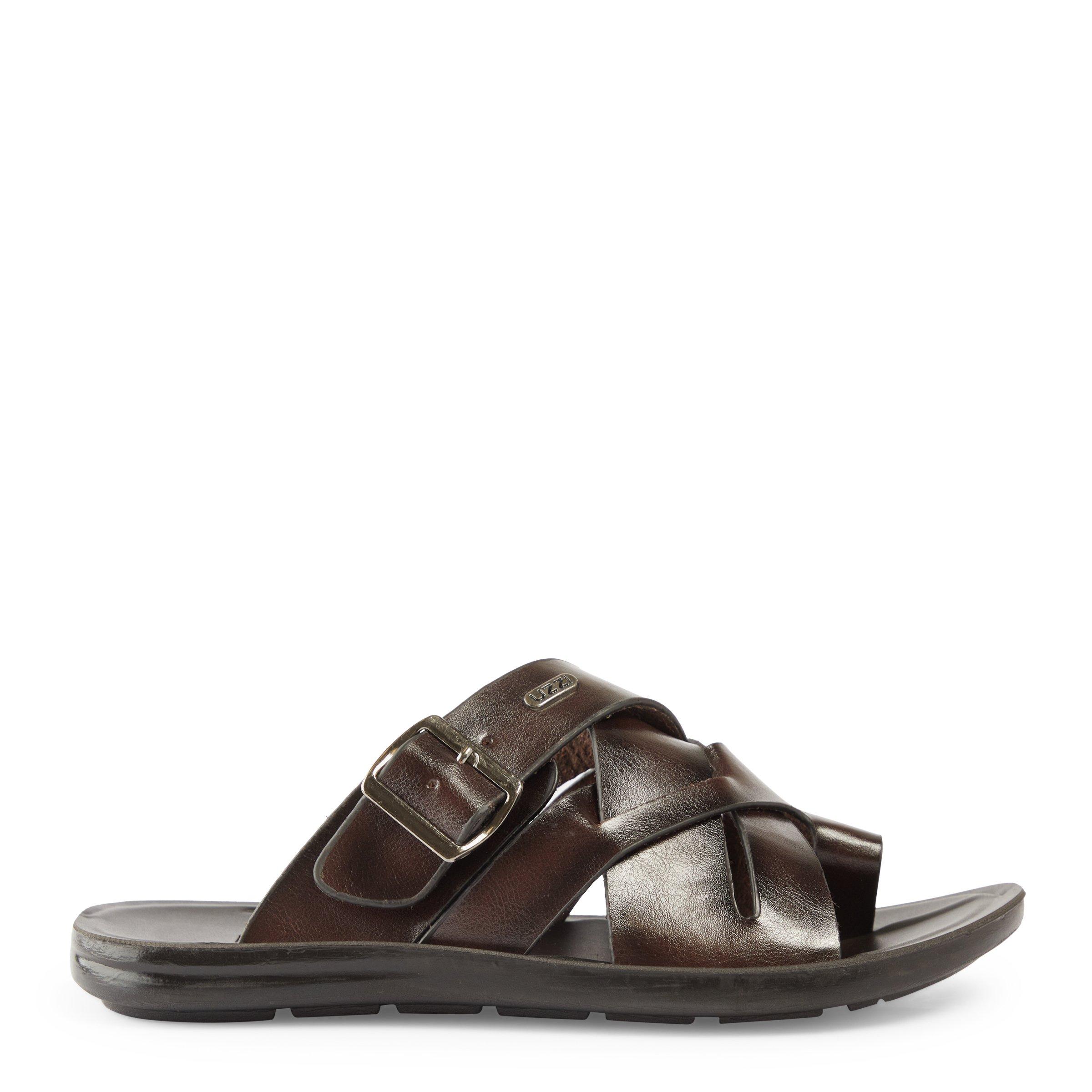 Brown Toe Post Sandals (3157460) | UZZI