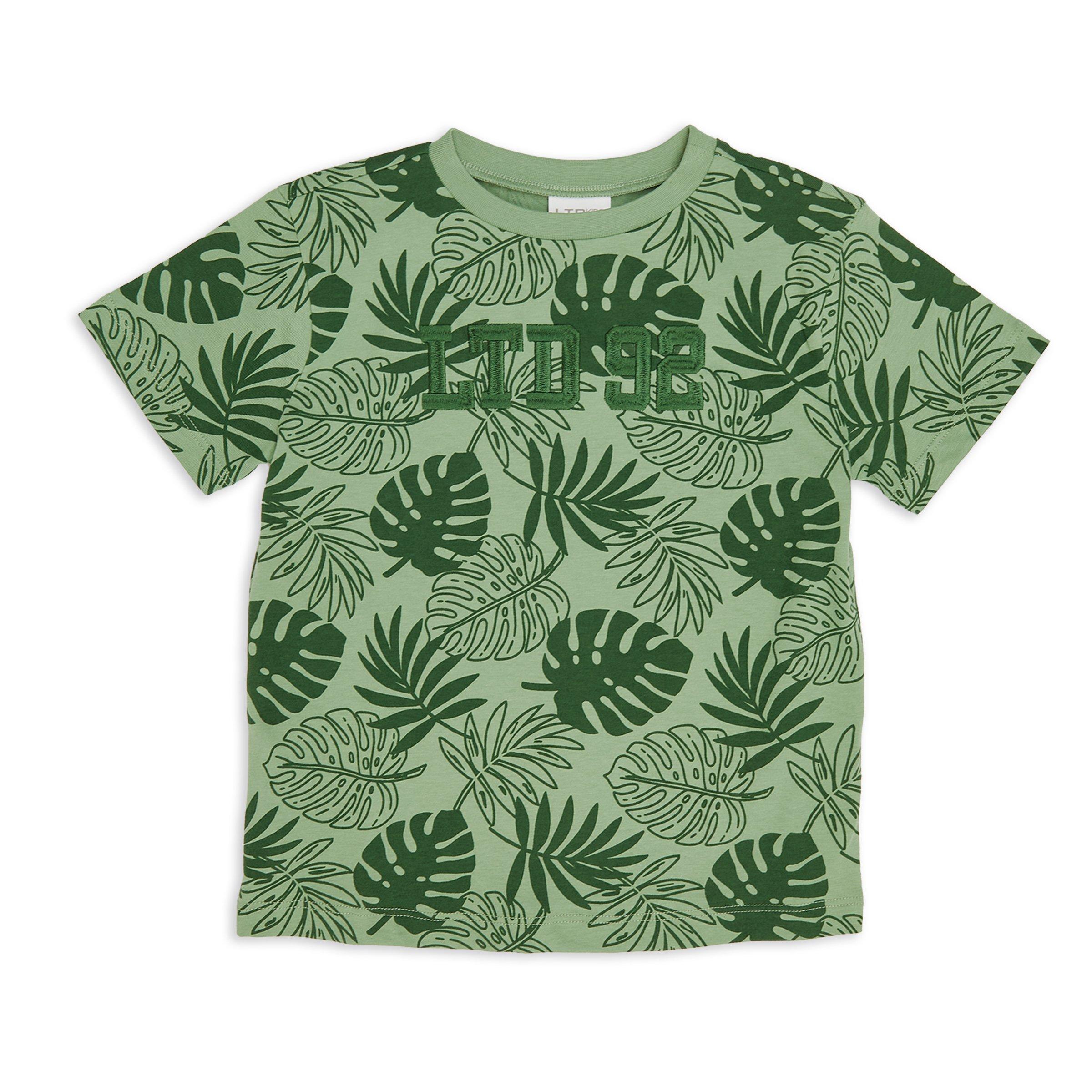 Kid Boy Green Palm T-shirt (3157573) | LTD Kids