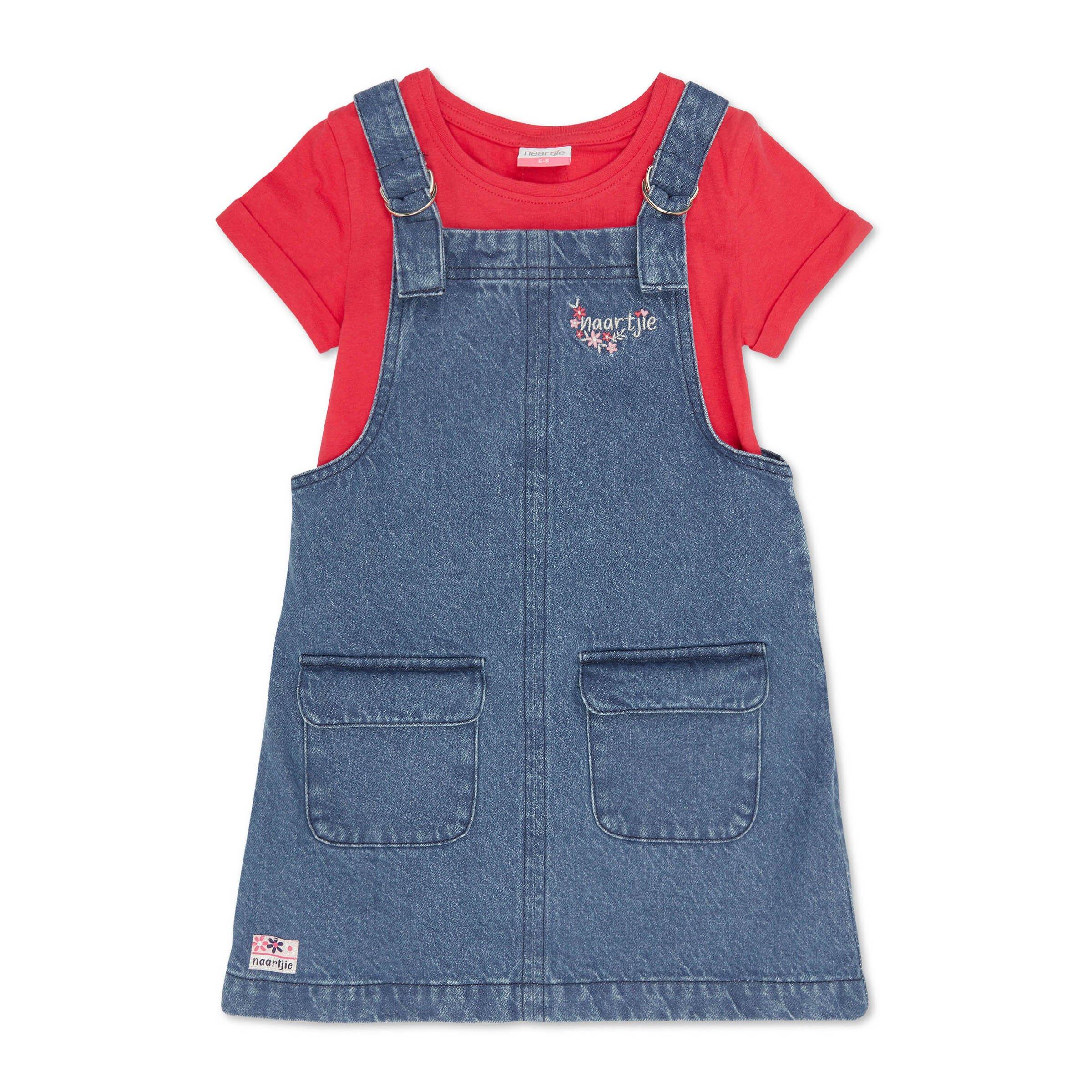 Kid Girls Blue Pinny Set (3157583) | Naartjie