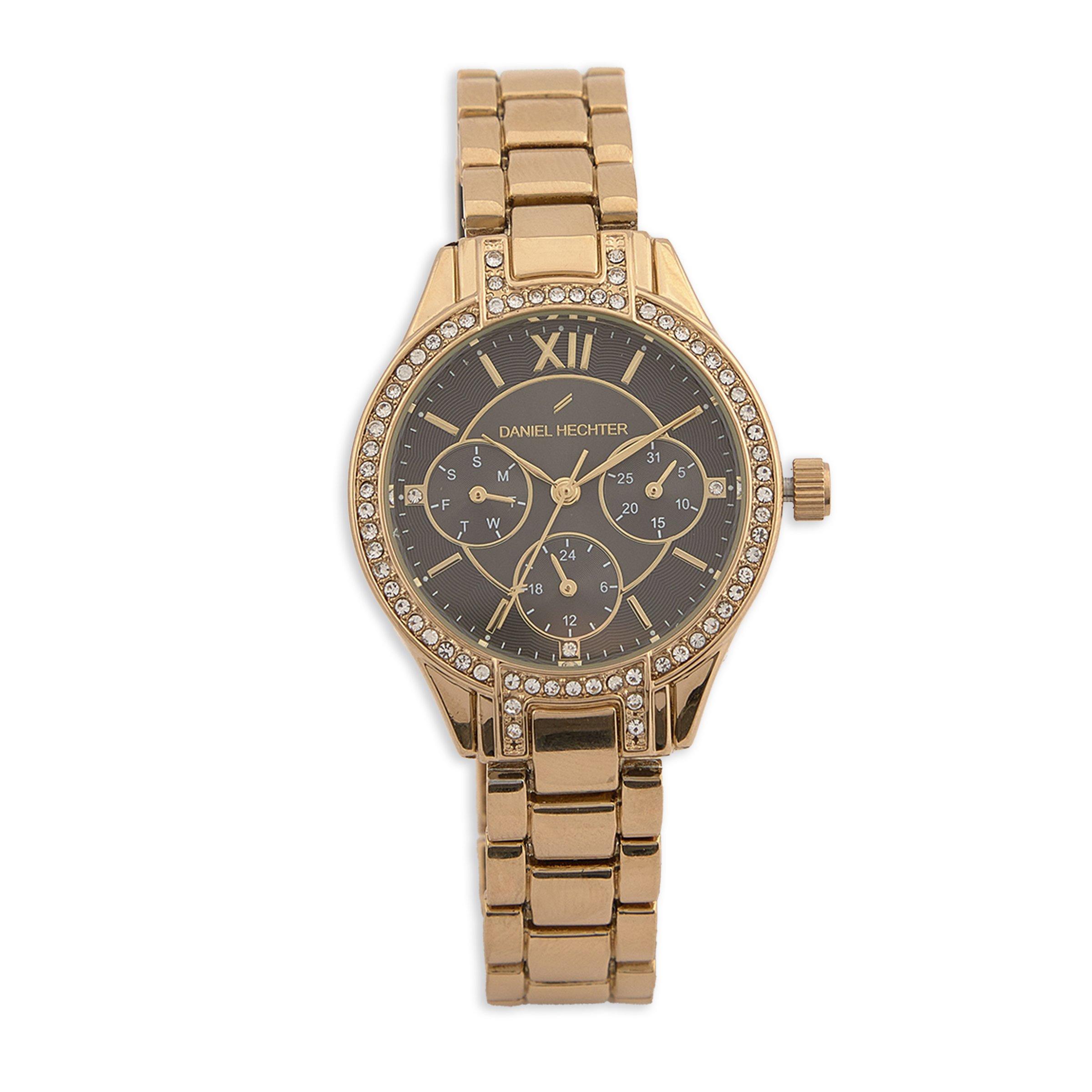 DH Rose Gold Metal Watch (3157623) | Daniel Hechter