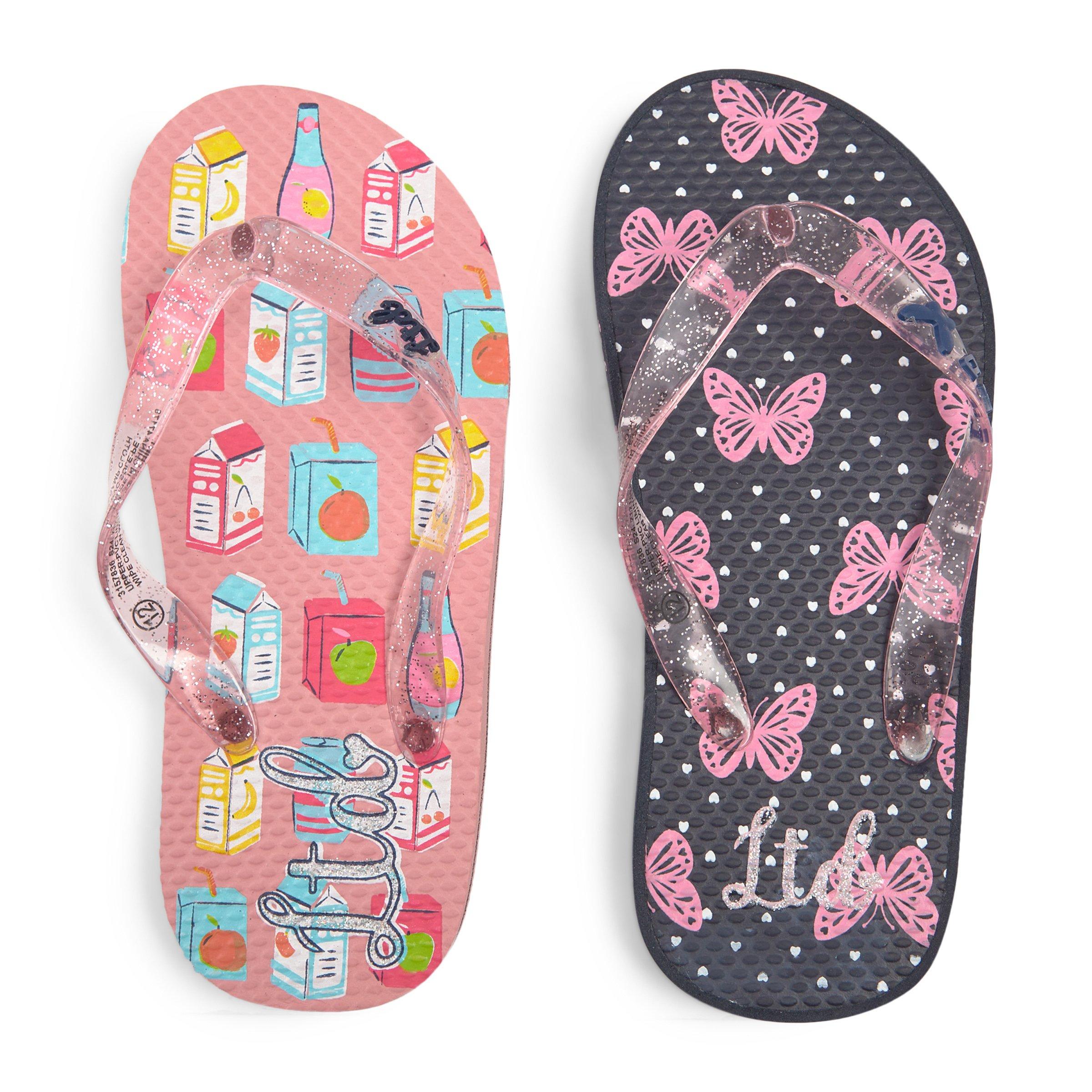 Kid Girls 2-pack Flip Flops (3157836) | LTD Kids