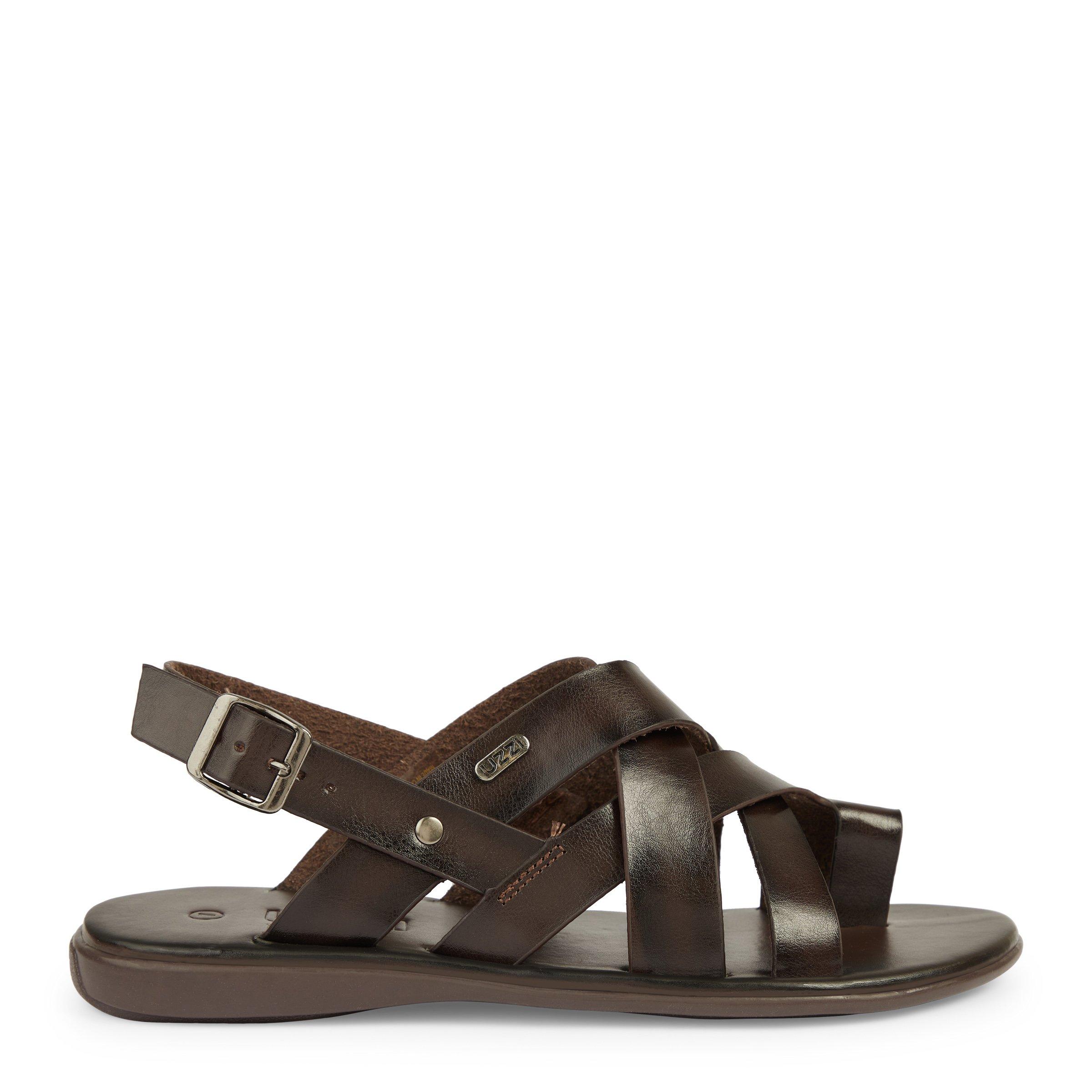 Brown Toe Post Sandals (3157854) | UZZI