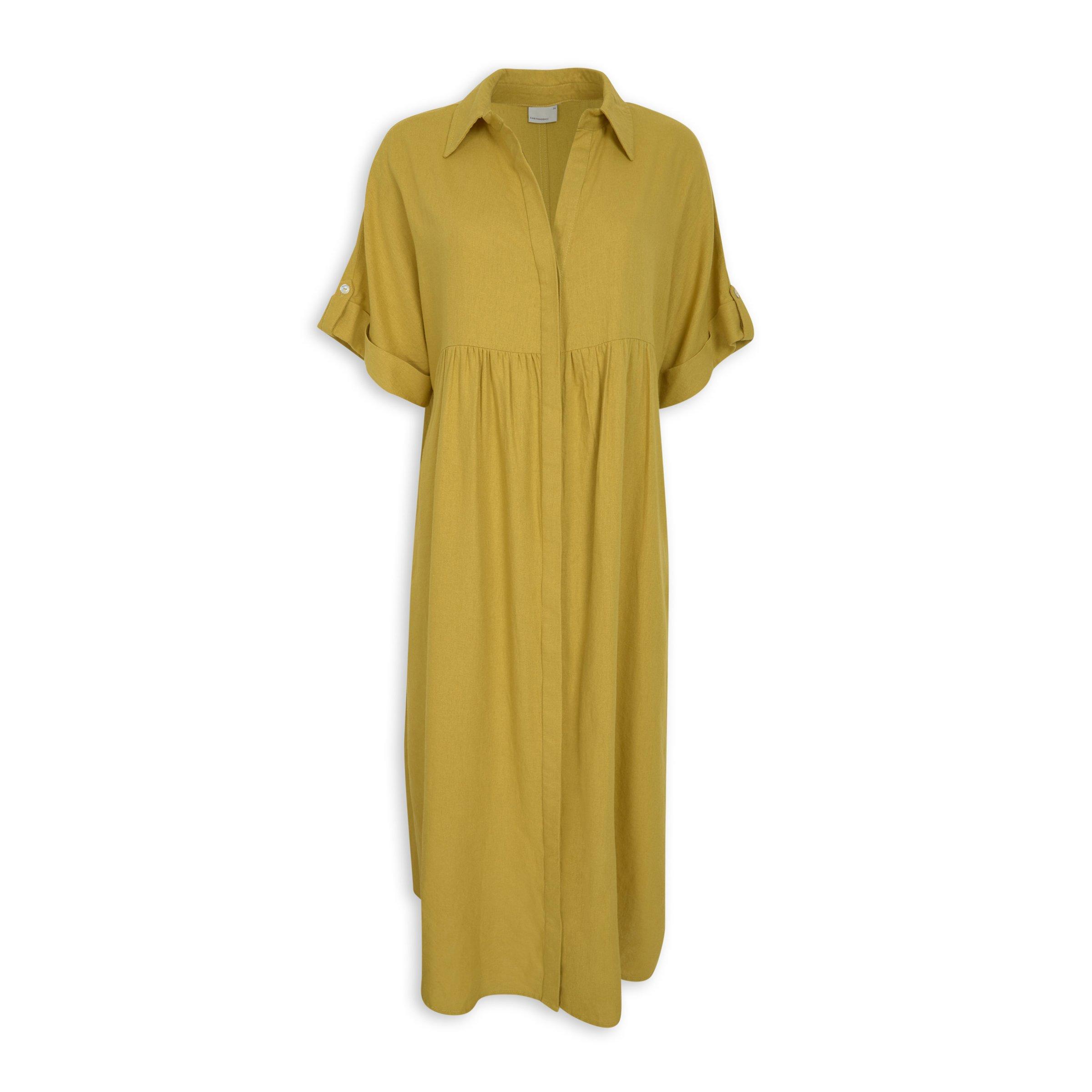 Yellow Shirt Dress (3157957) | Earthaddict