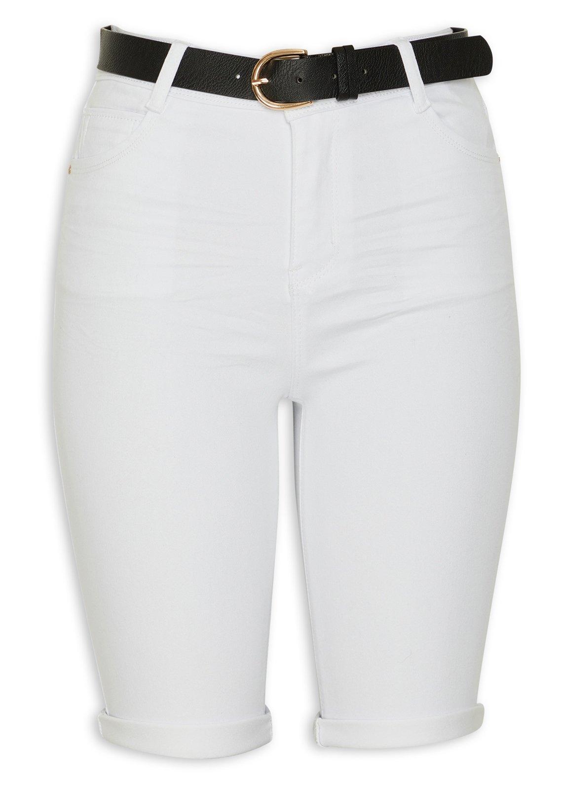 White Belted Bermuda Shorts (3158046) | OUTBACK RED