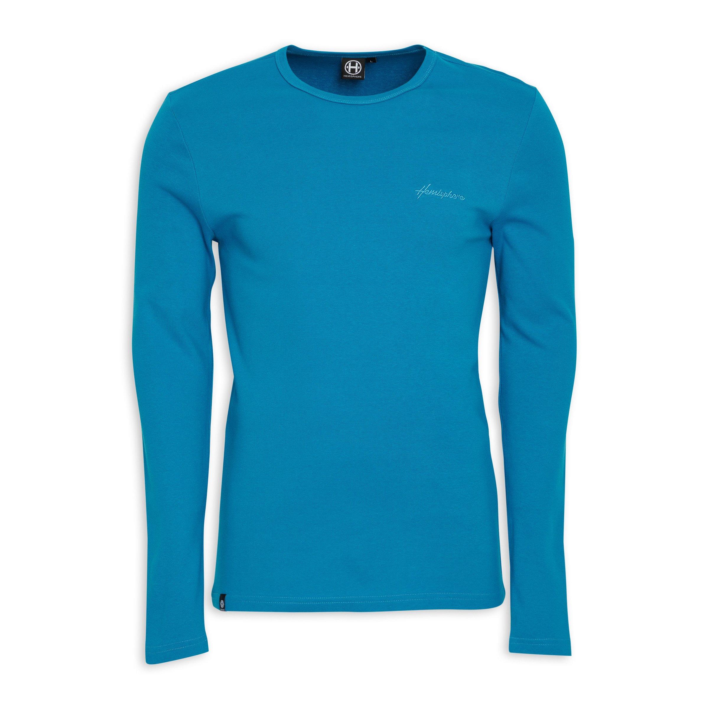 Blue Long Sleeve T-shirt (3158057) | Hemisphere