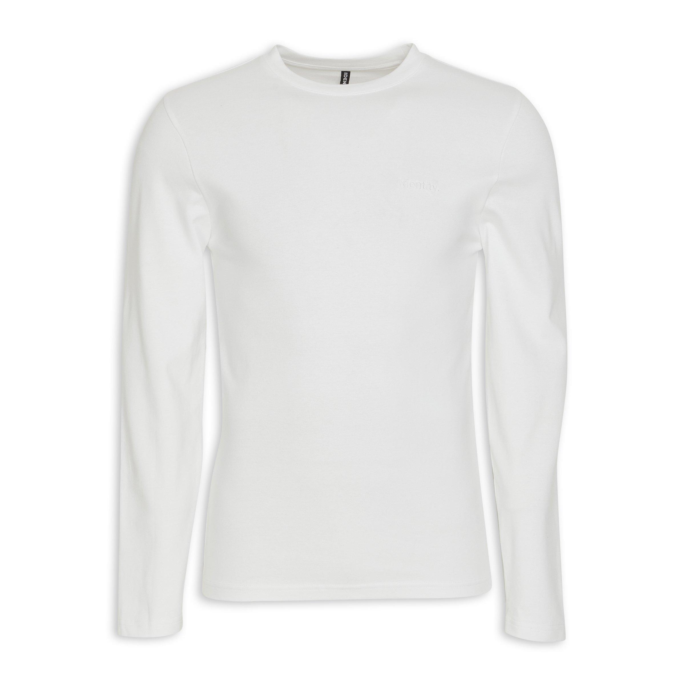 White Long Sleeve T-shirt (3158239) | Identity