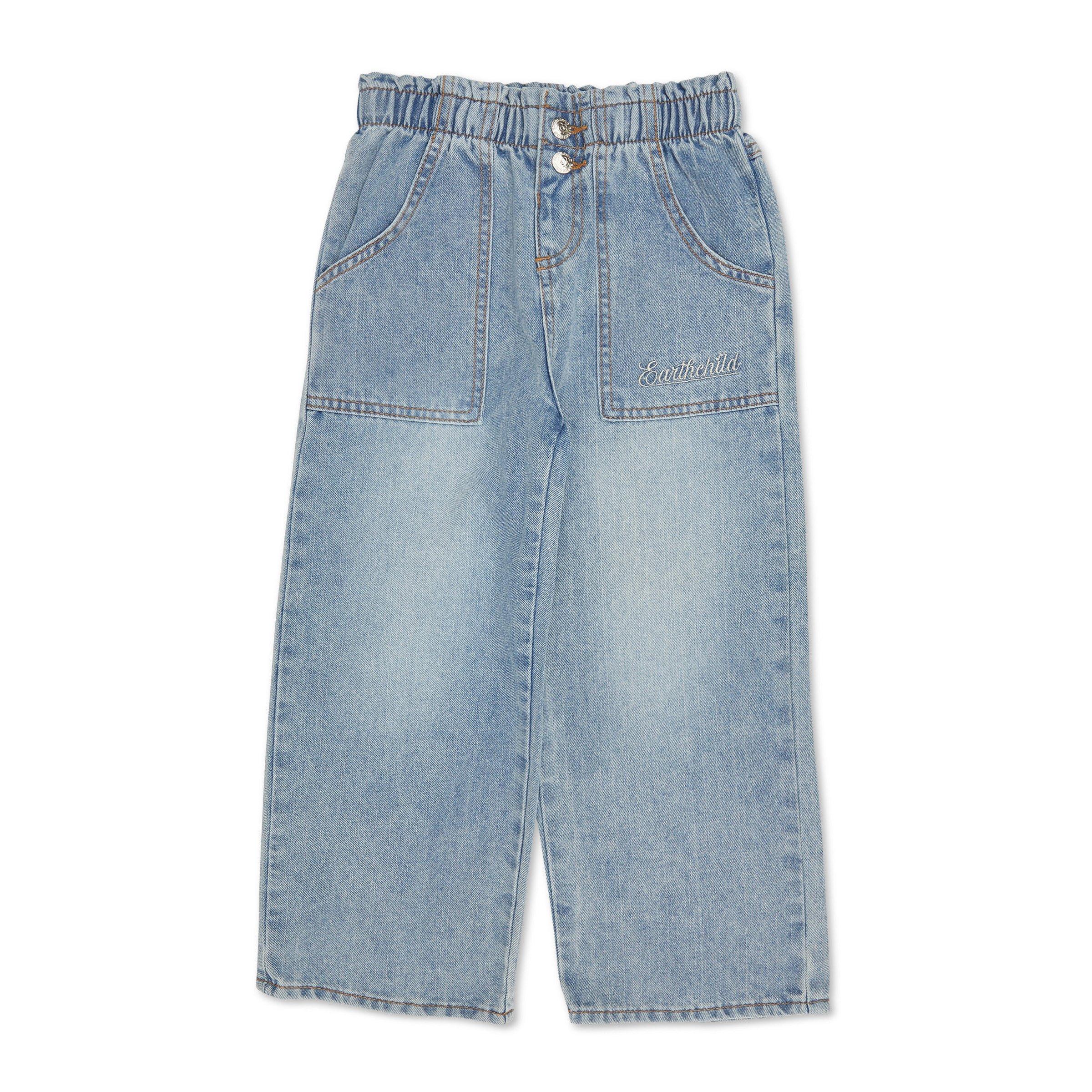 Kid Girl Indigo Wide Leg Jeans (3158413) | Earthchild
