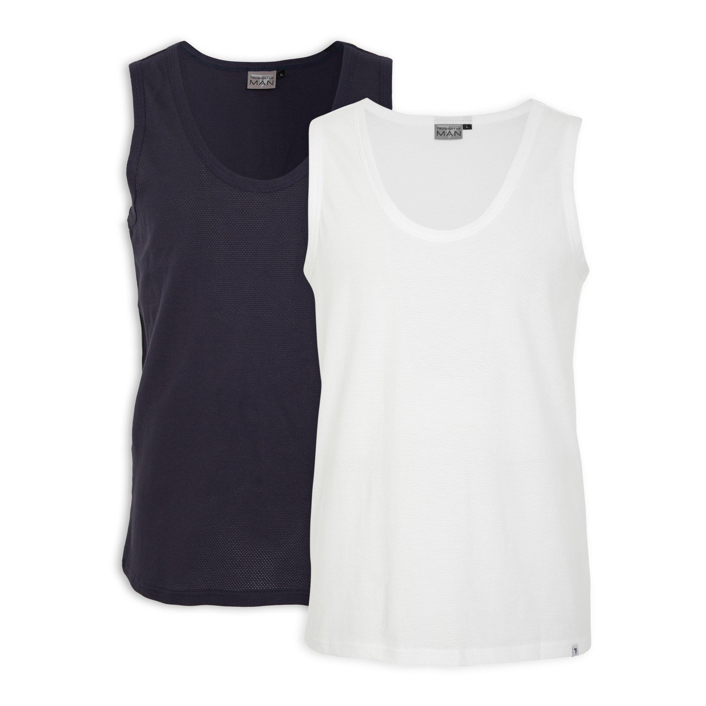 2-pack Cut and Sew Vests (3158493) | Truworths Man