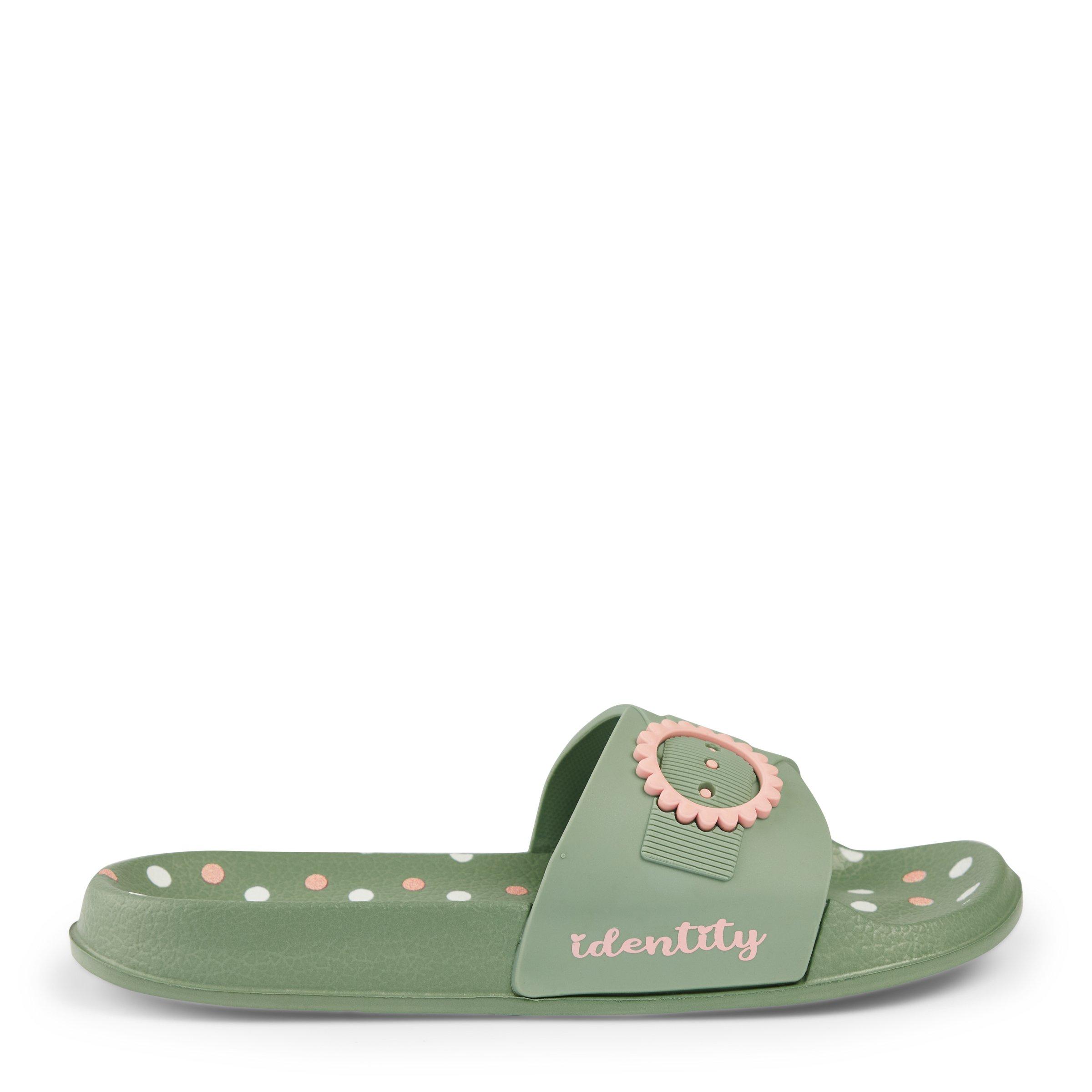 Kid Girls Green Pool Slides (3158864) | Identity