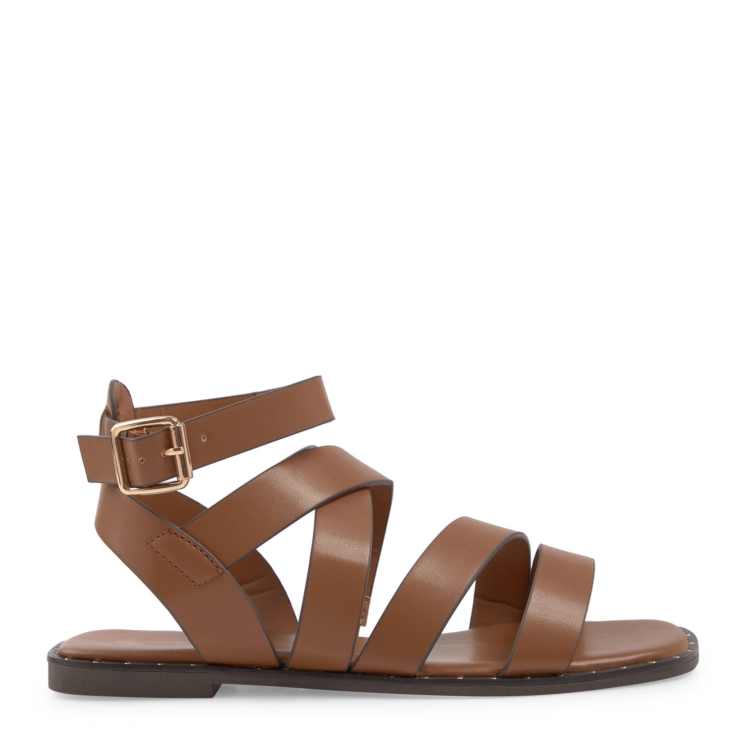 Tan Gladiator Sandals (3159109) | Identity