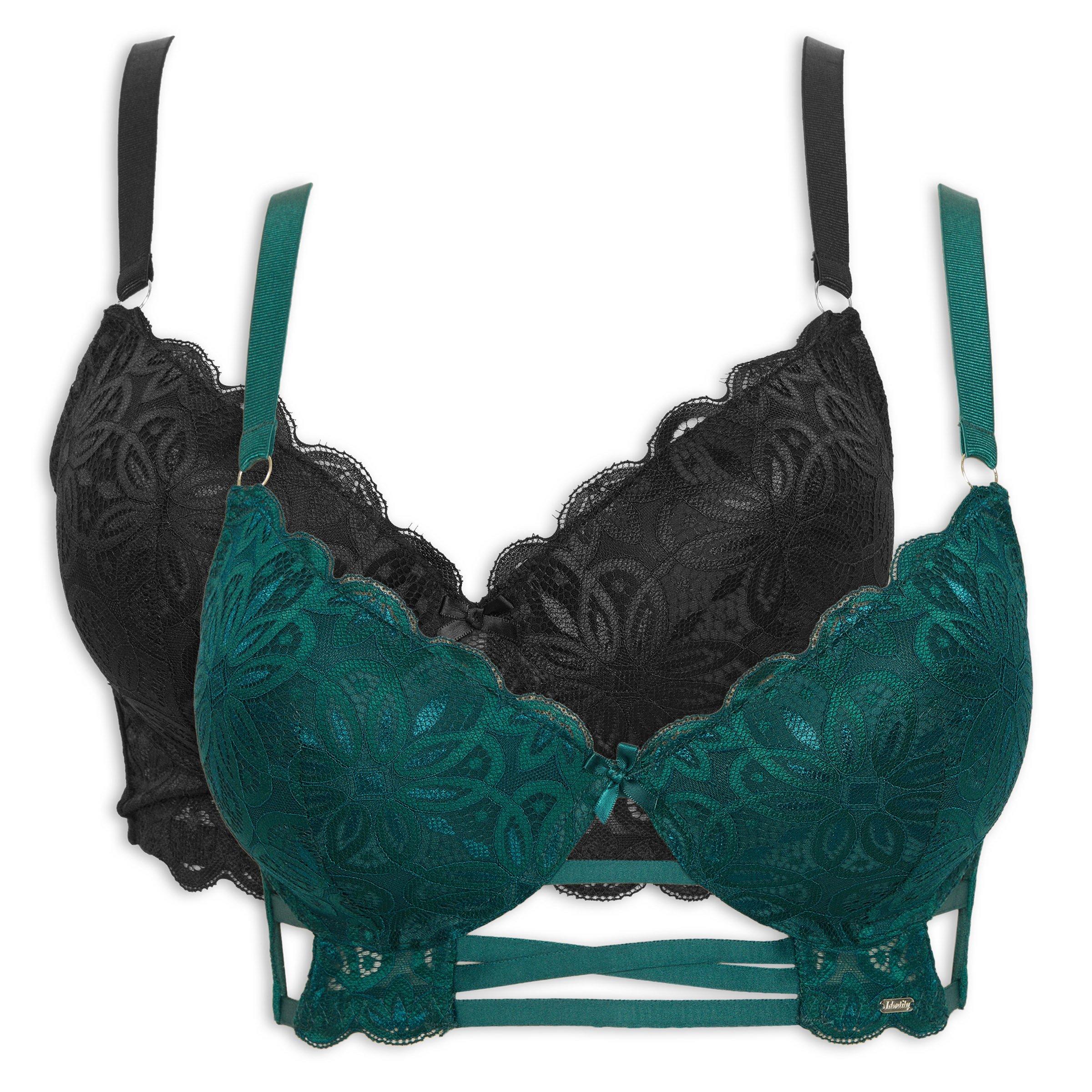 2-pack Padded Plunge Bras (3159314) | Identity