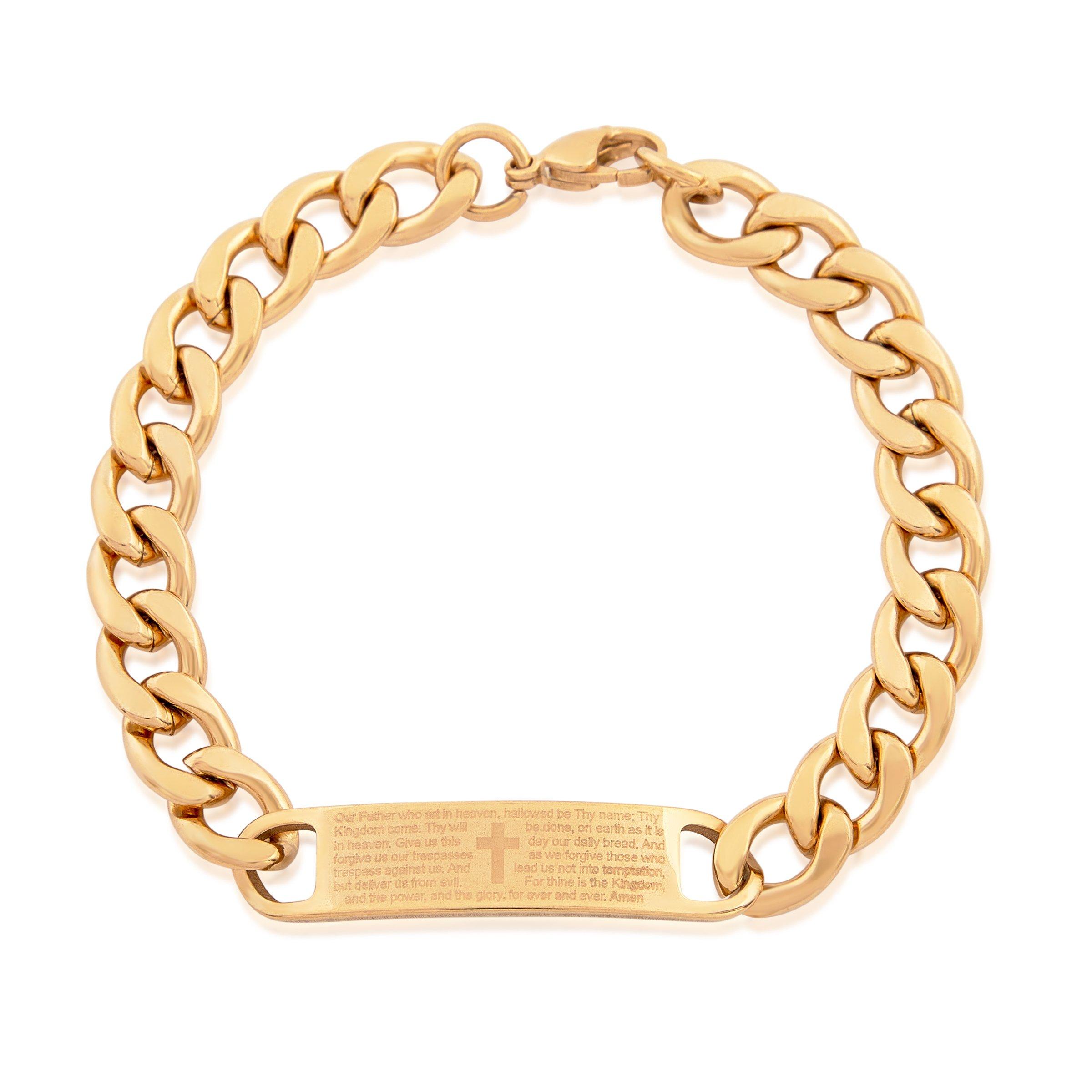 Stainless Steel Prayer Bracelet (3159408) | Stainless Steel