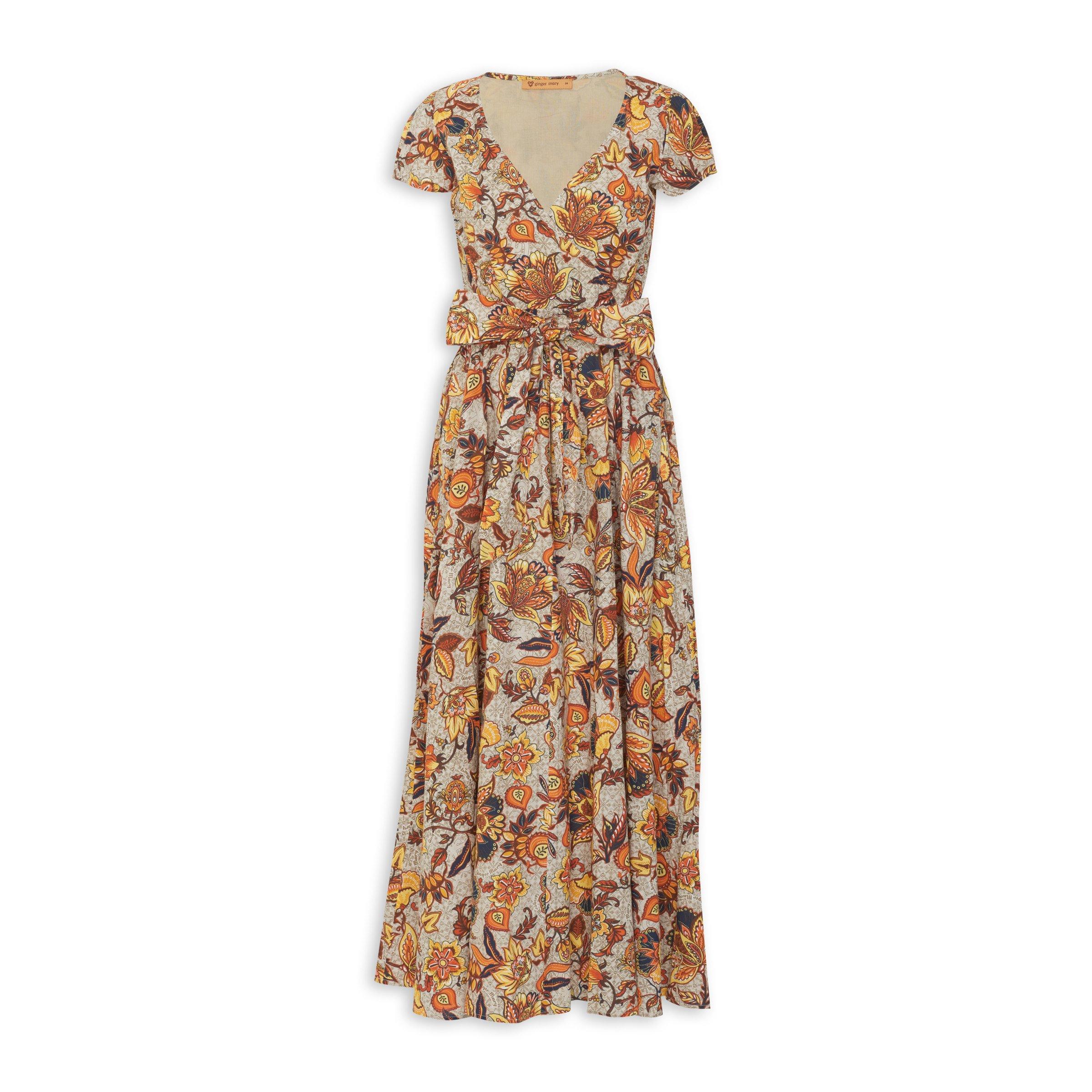 Floral Print Fit and Flare Dress (3159432) | Ginger Mary