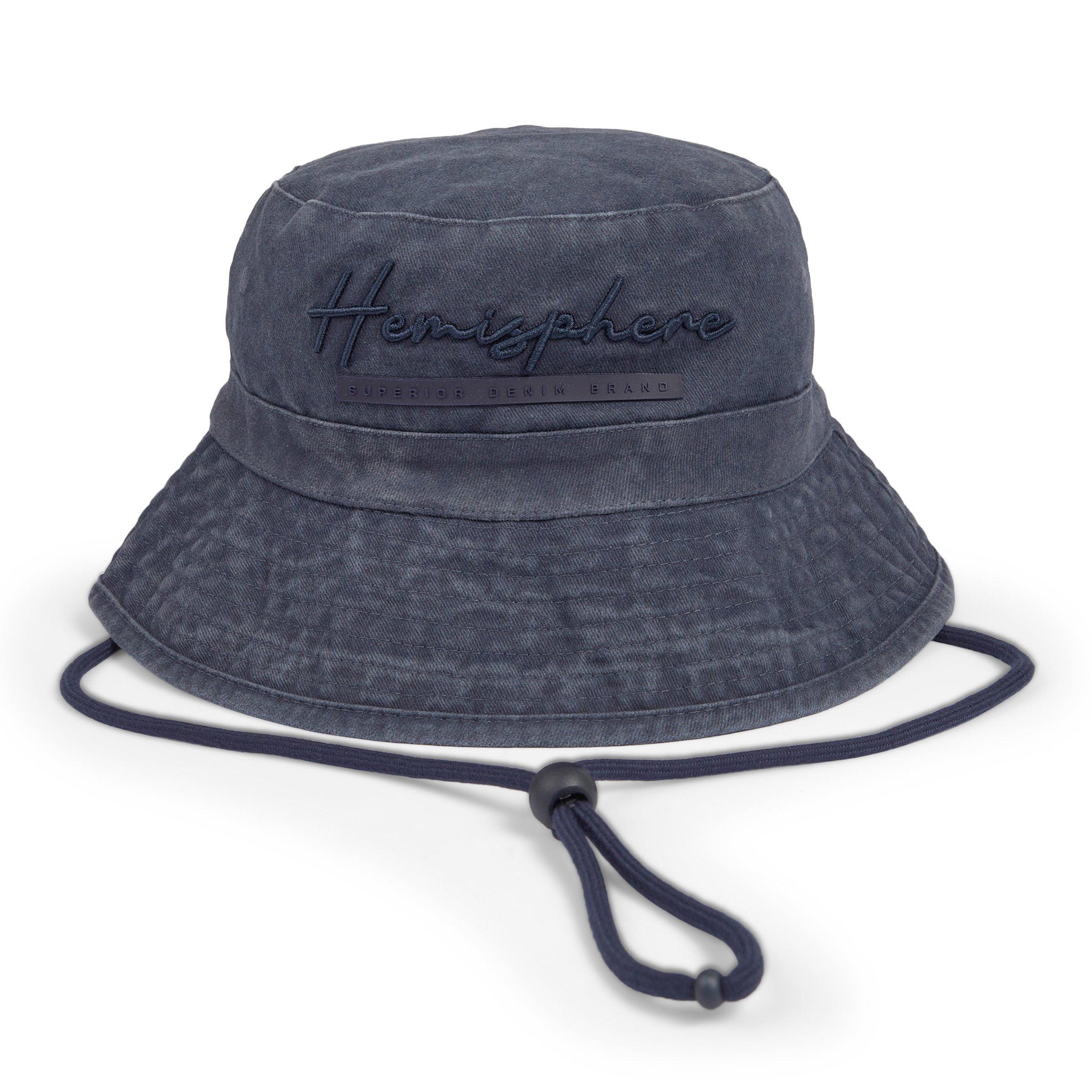 Navy Denim Bucket Hat (3159457) | Hemisphere