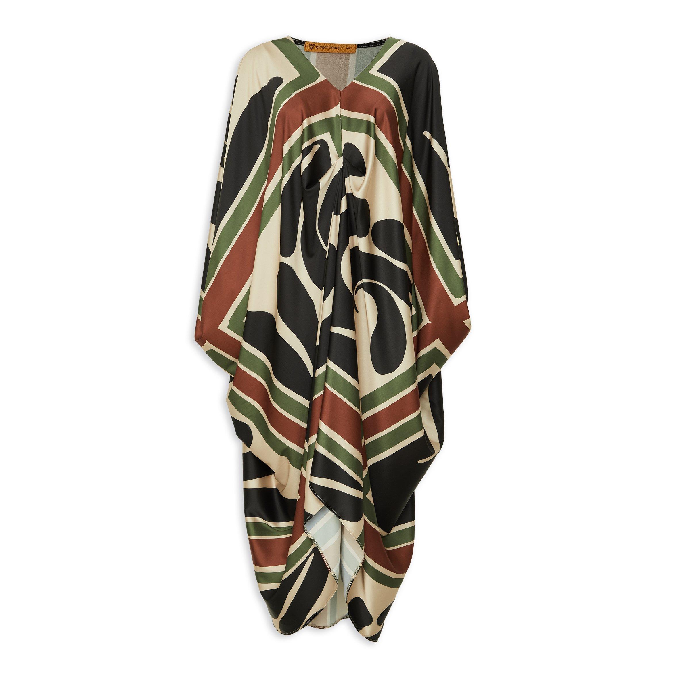 Printed Dipped Back Pod Dress (3159510) | Ginger Mary