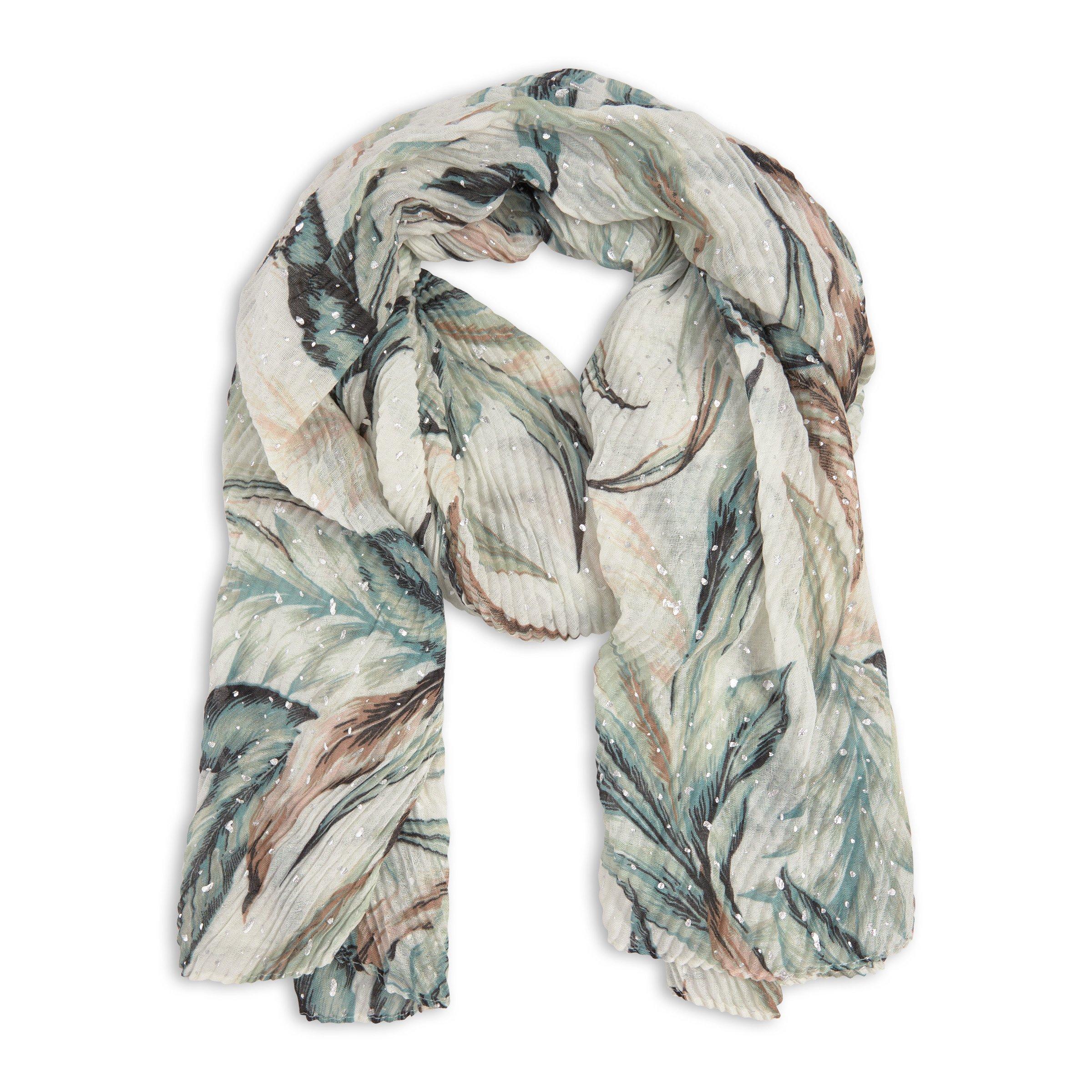 White Tropical Print Scarf (3159522) | Truworths