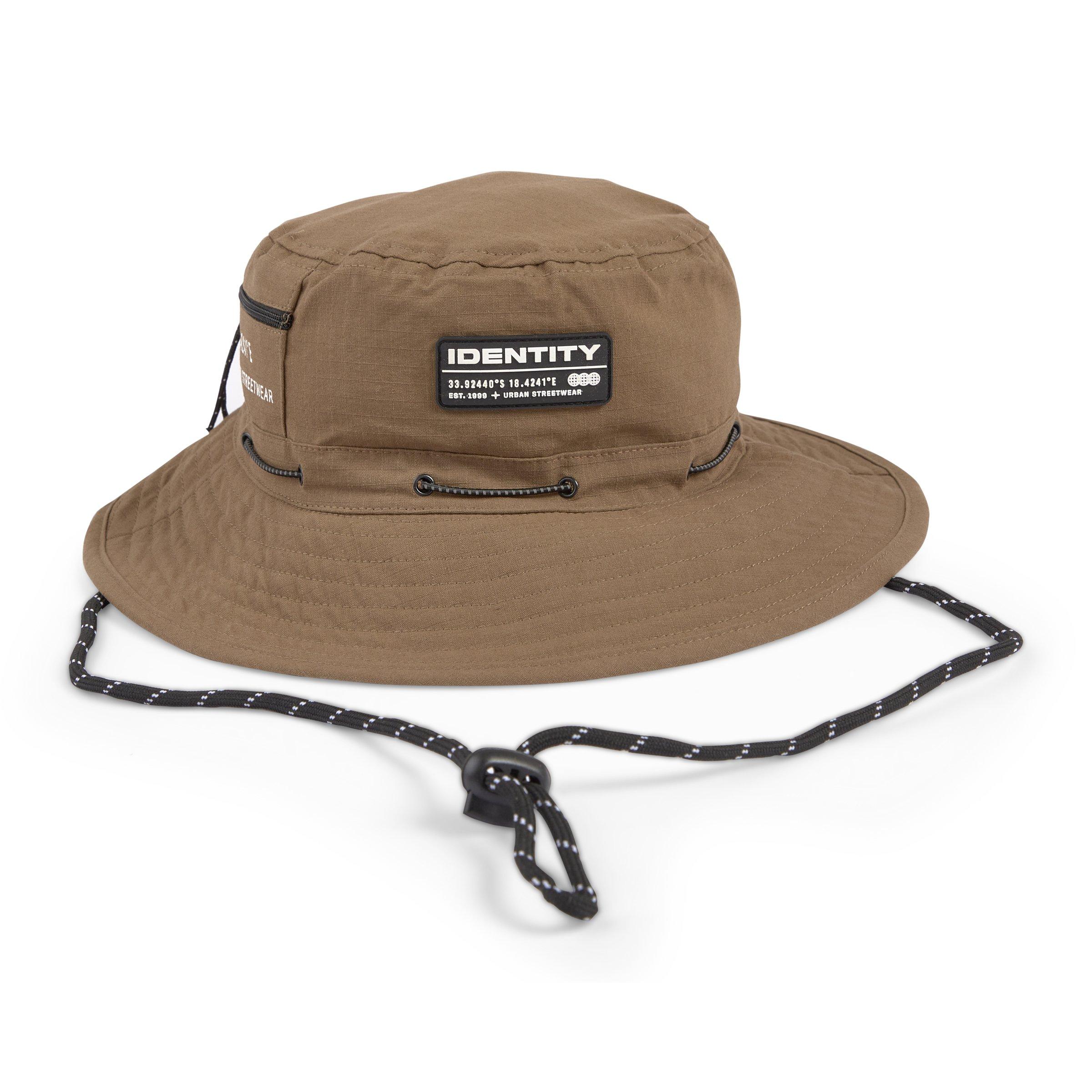 Brown Utility Bucket Hat (3159542) | Identity