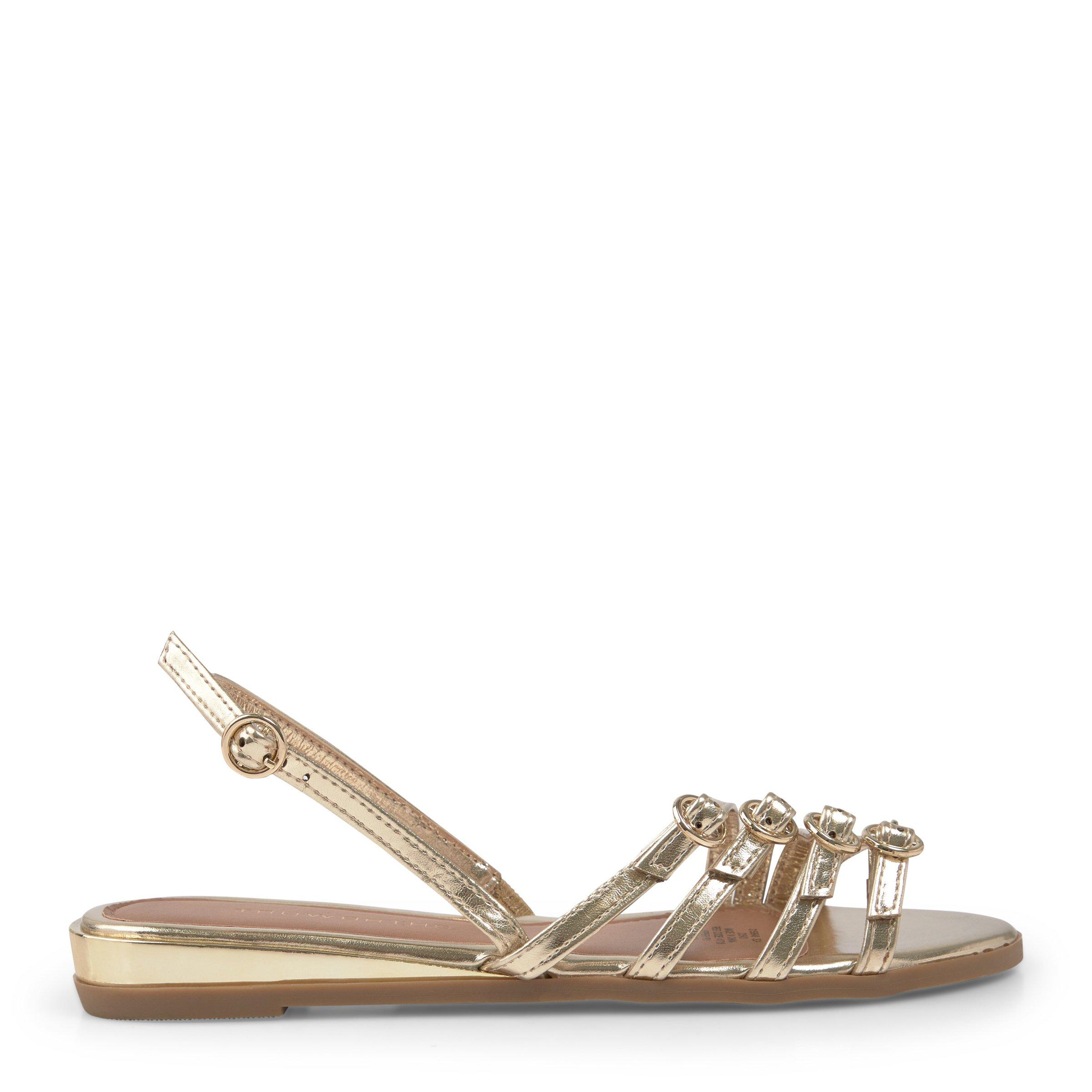 Gold Strappy Sandals (3159648) | Truworths