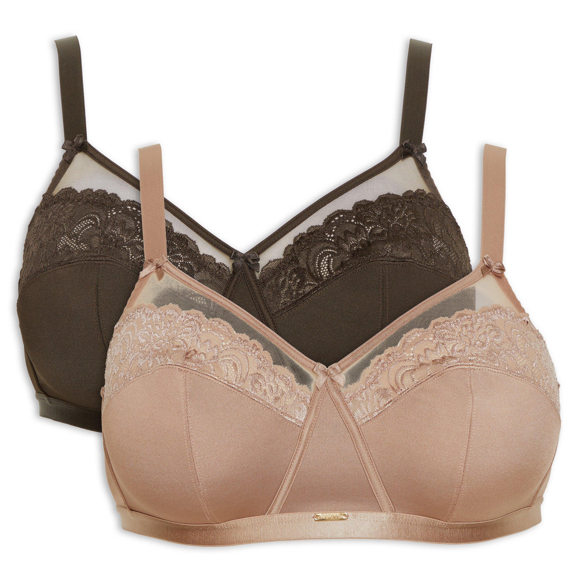 2-pack Non Wire Bras (3159657) | Finnigans
