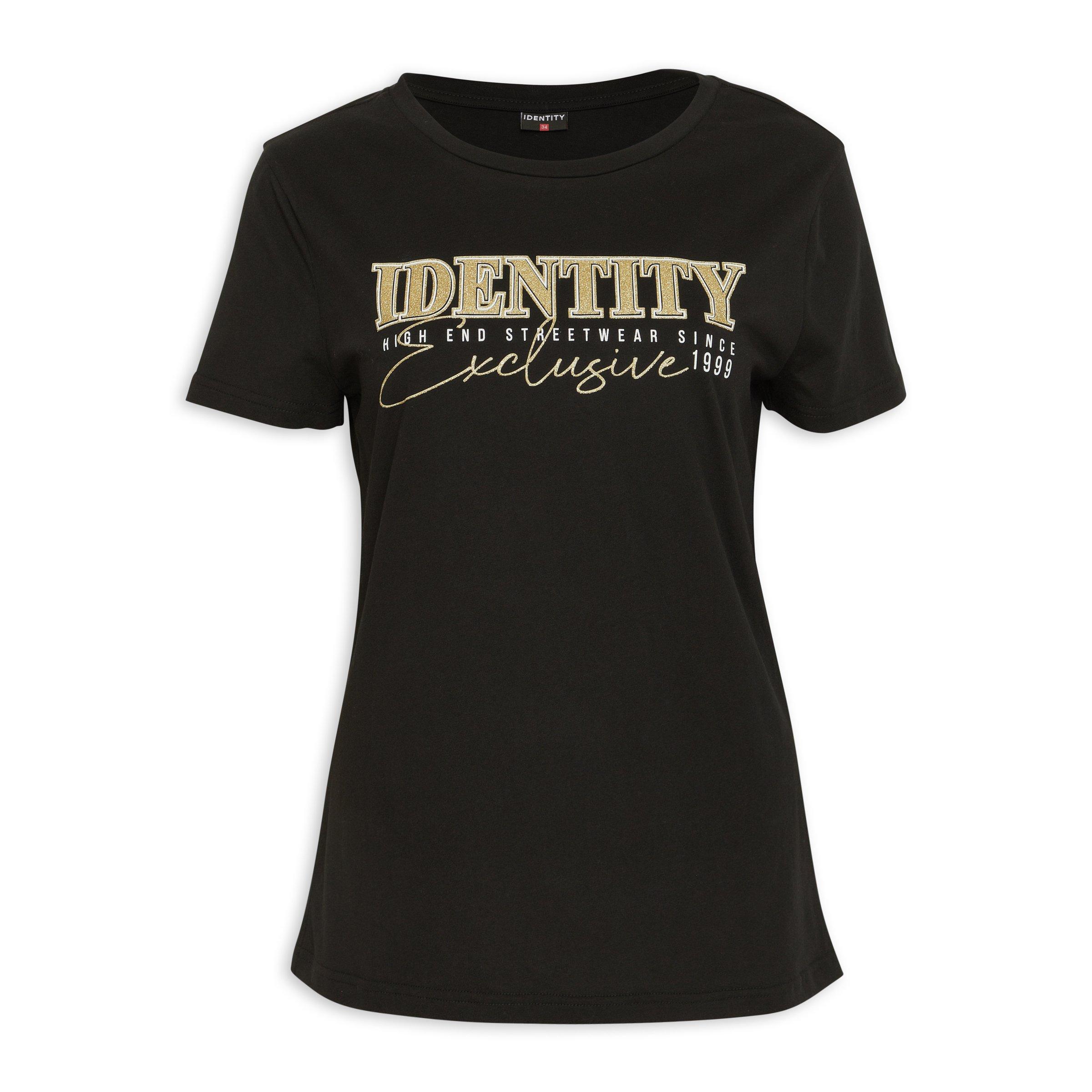 Black Branded T-shirt (3159722) | Identity