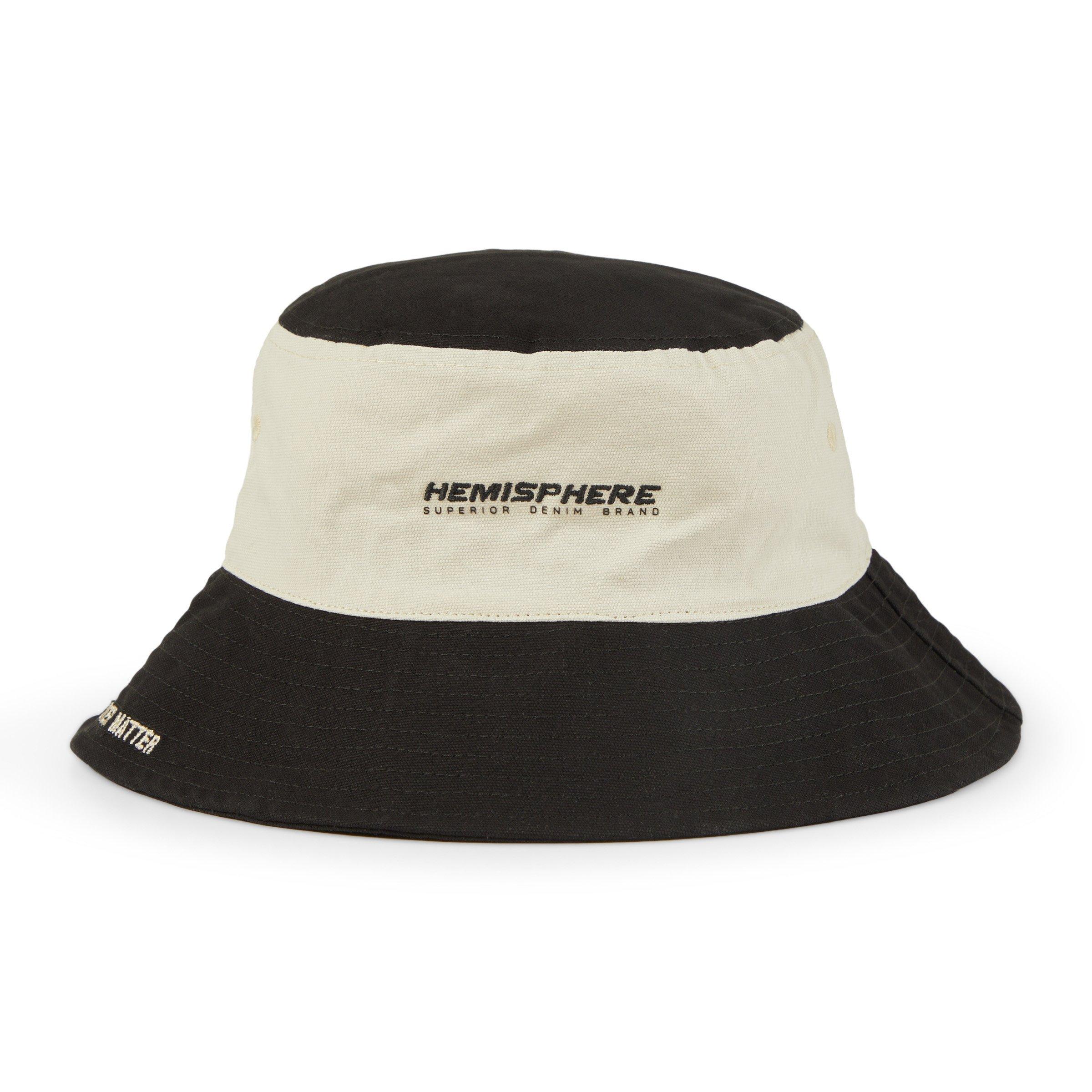 Beige and Black Bucket Hat (3159894) | Hemisphere