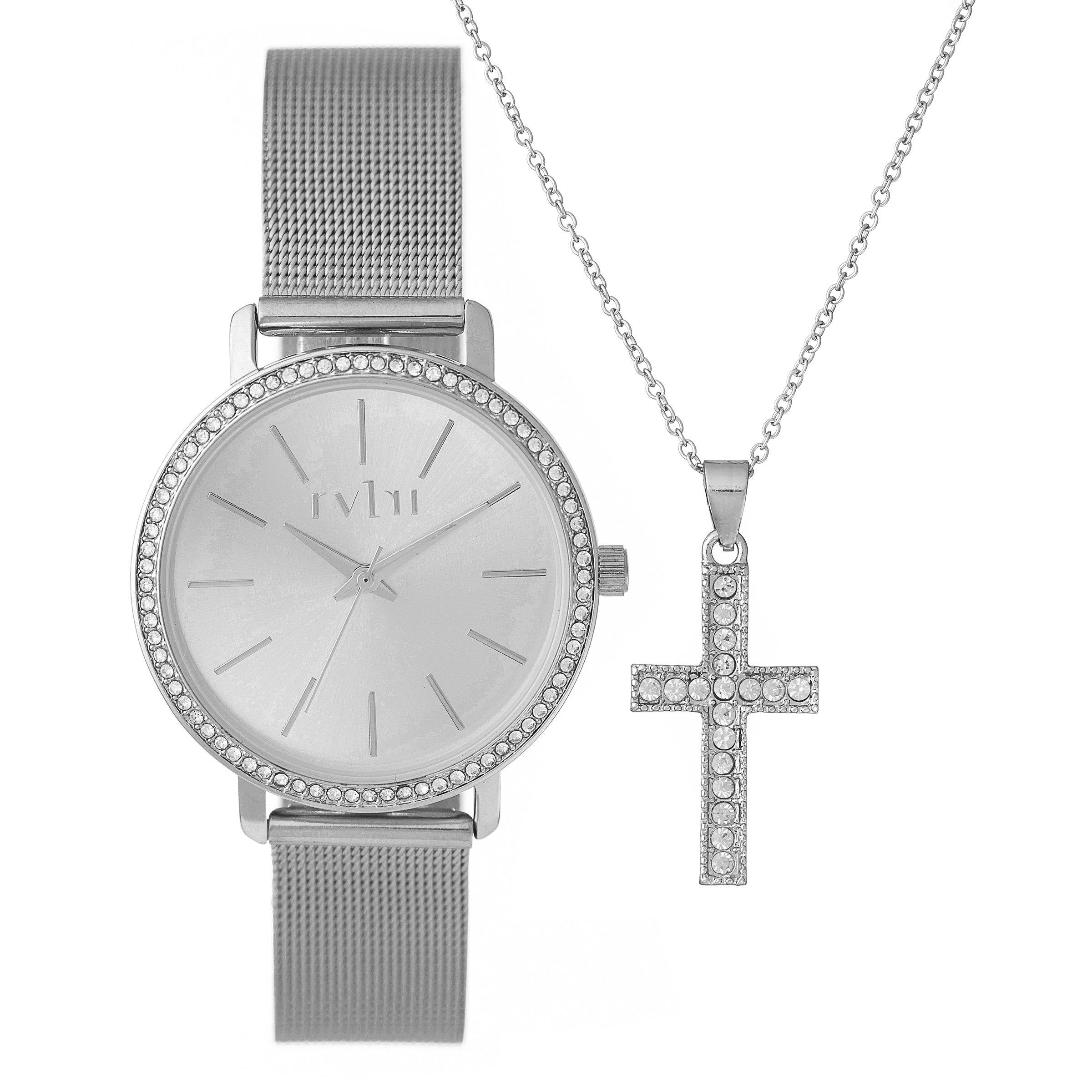 Silver Mesh and Pendant Set (3160032) | RVLRI