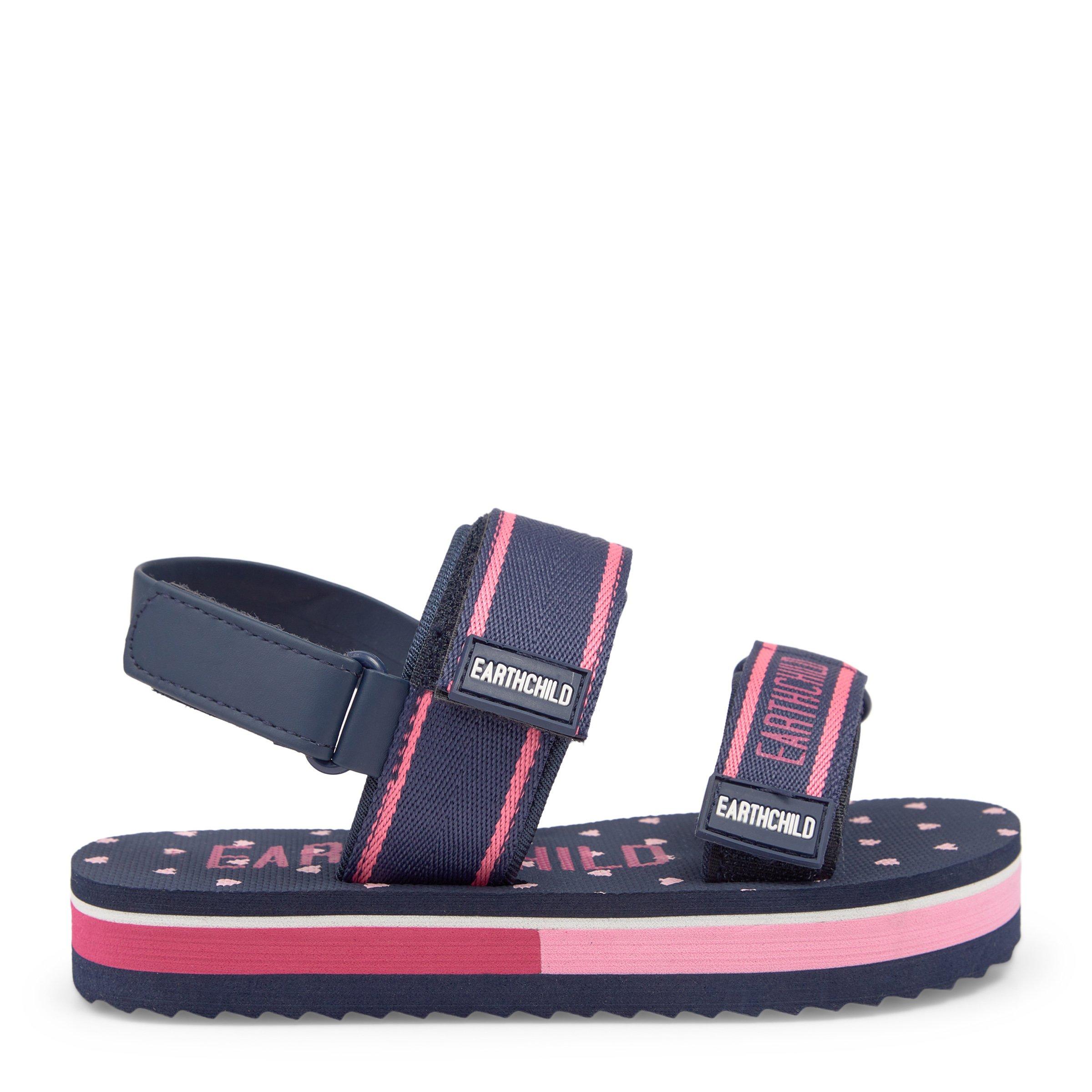 Girls Navy Platform Sandals (3160040) | Earthchild