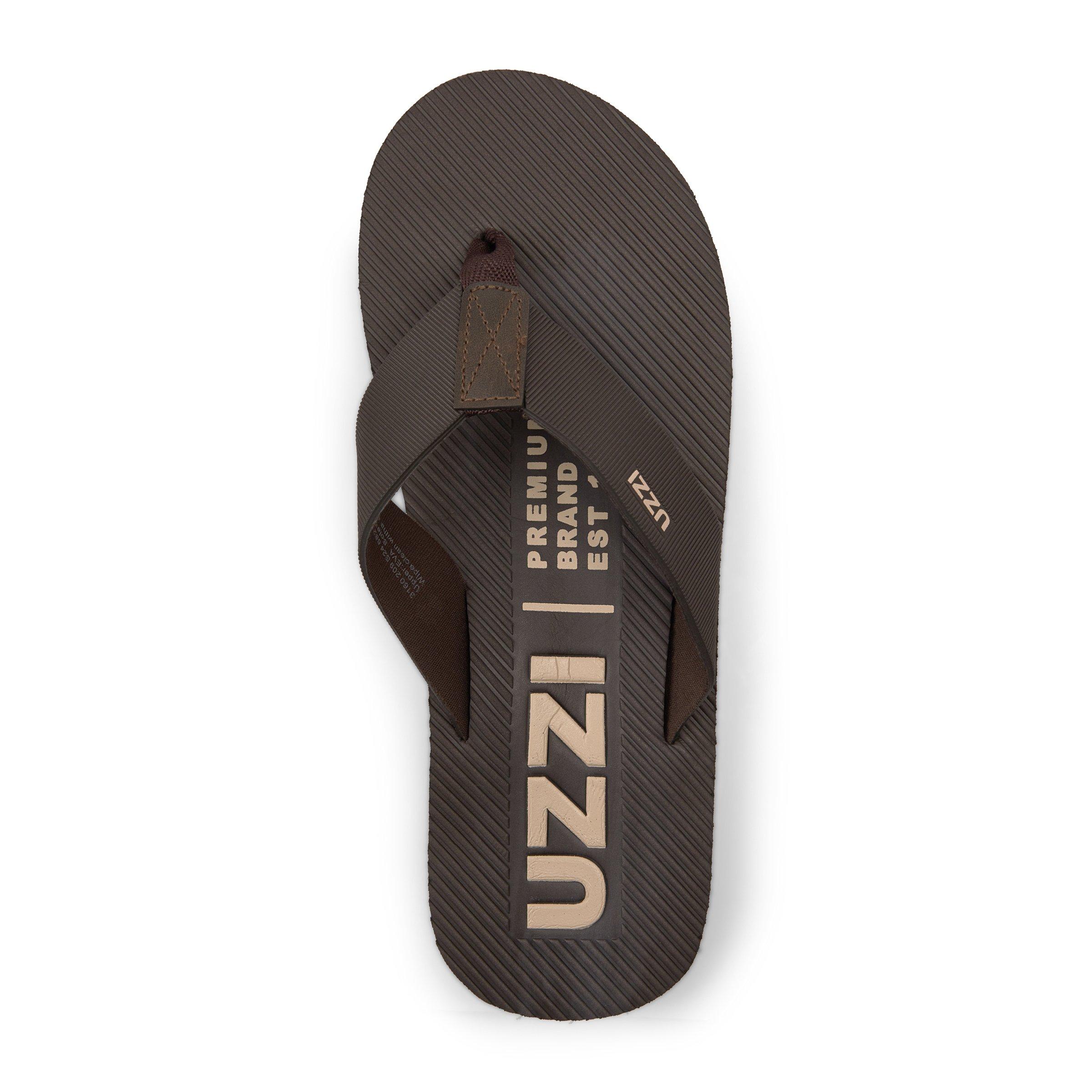 Brown Flip Flops (3160209) | UZZI