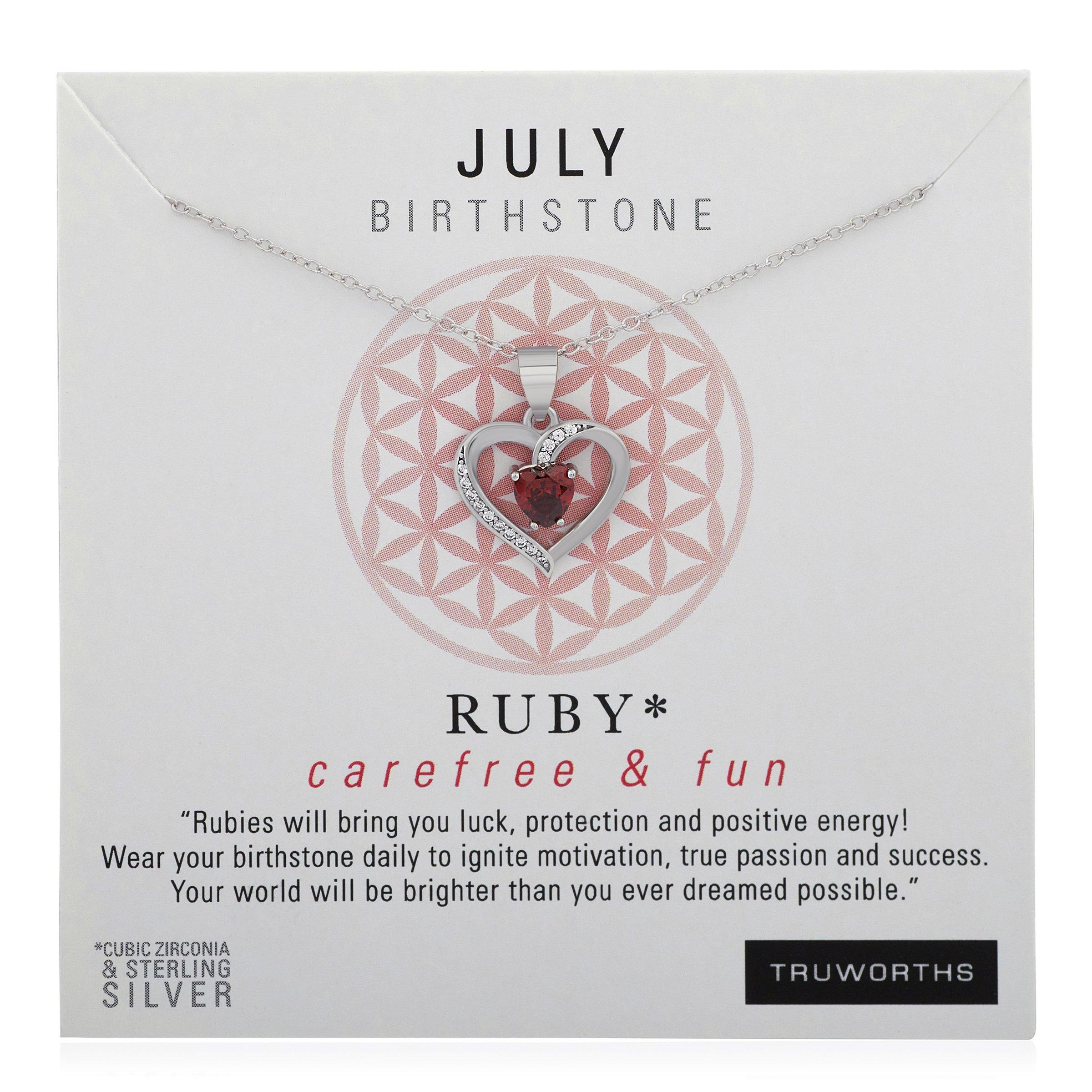 Sterling Silver July Birthstone Pendant (3160296) | Sterling Silver