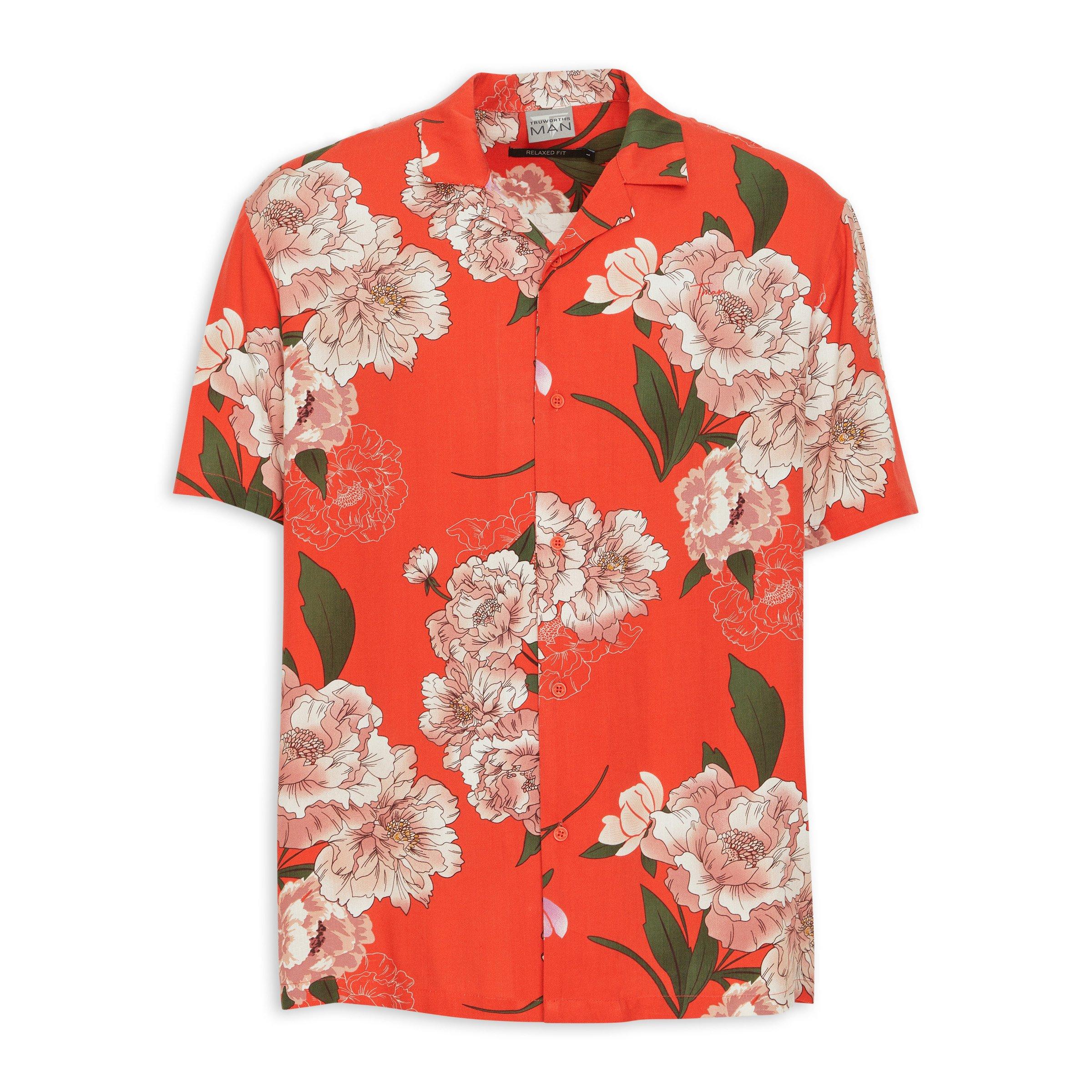 Red Floral Shirt (3160555) | Truworths Man