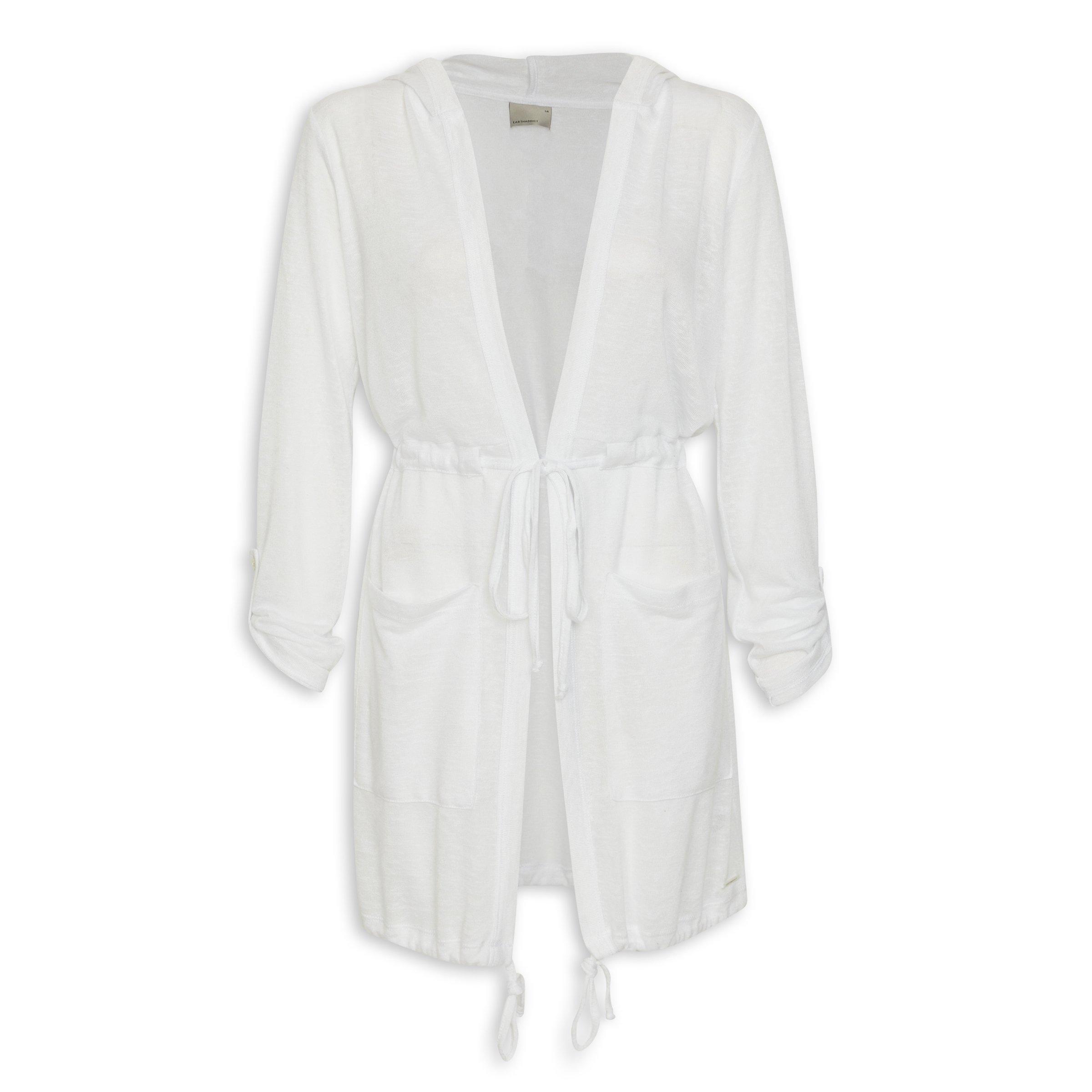 White Hooded Cardigan (3160558) | Earthaddict