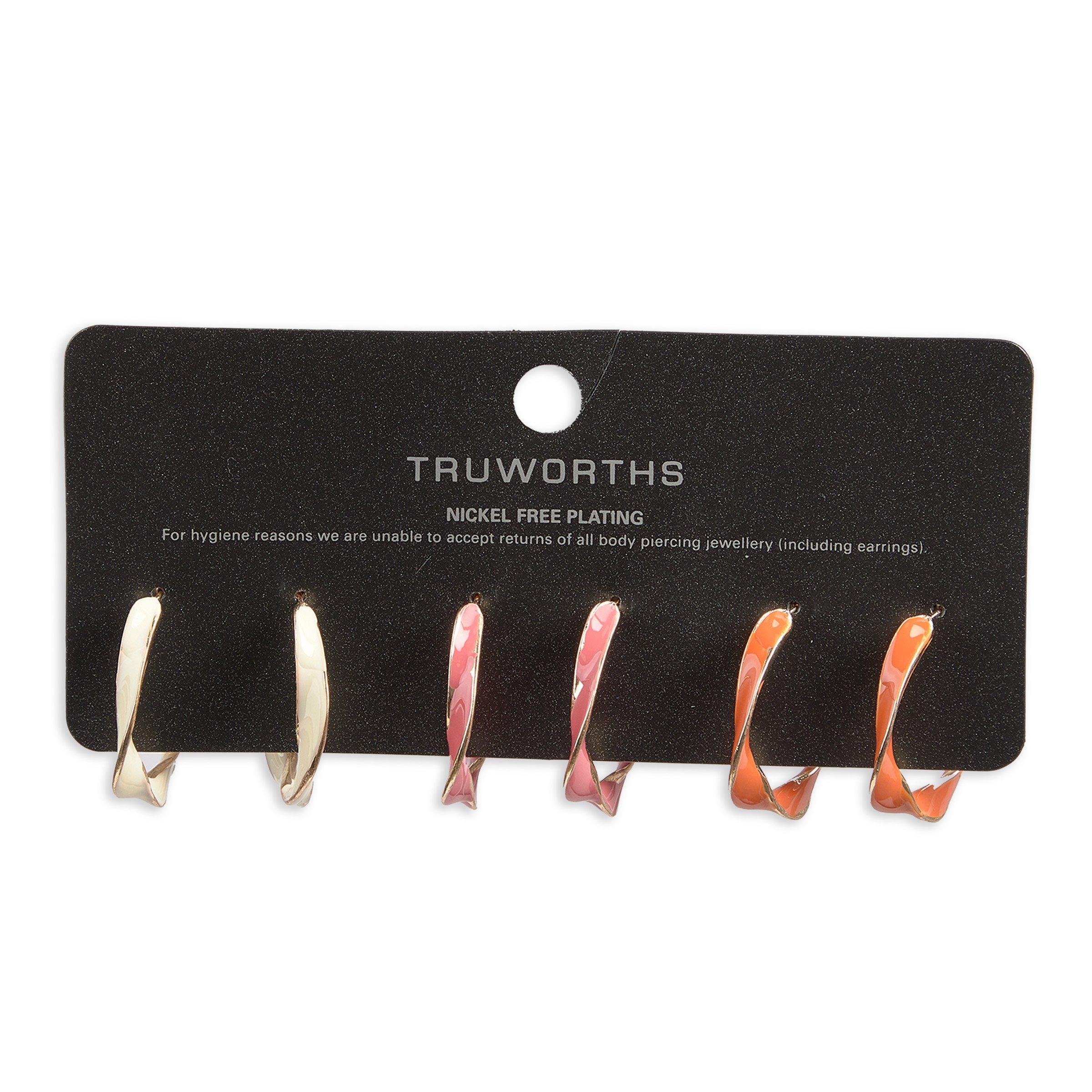 3-pack Colour Hoops (3160611) | Truworths