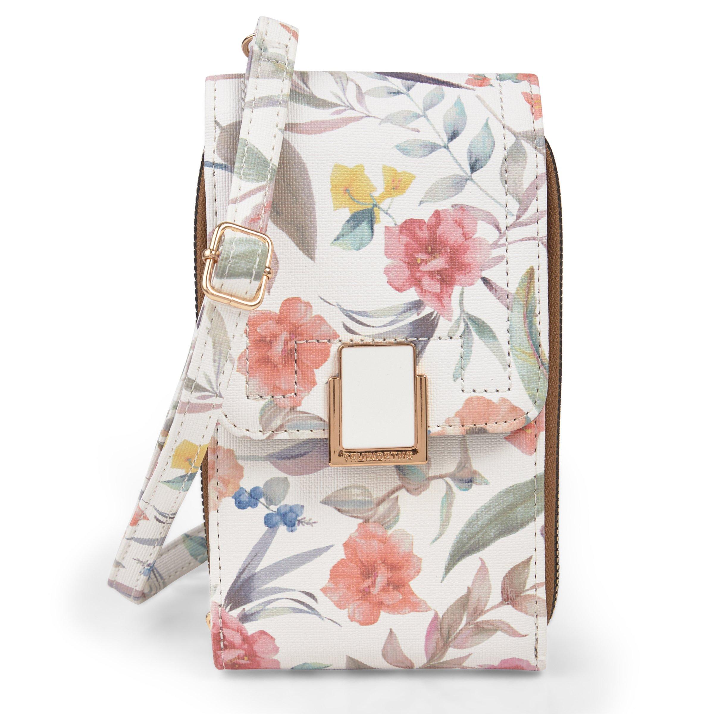 White Floral Cellphone Bag (3160681) | Truworths