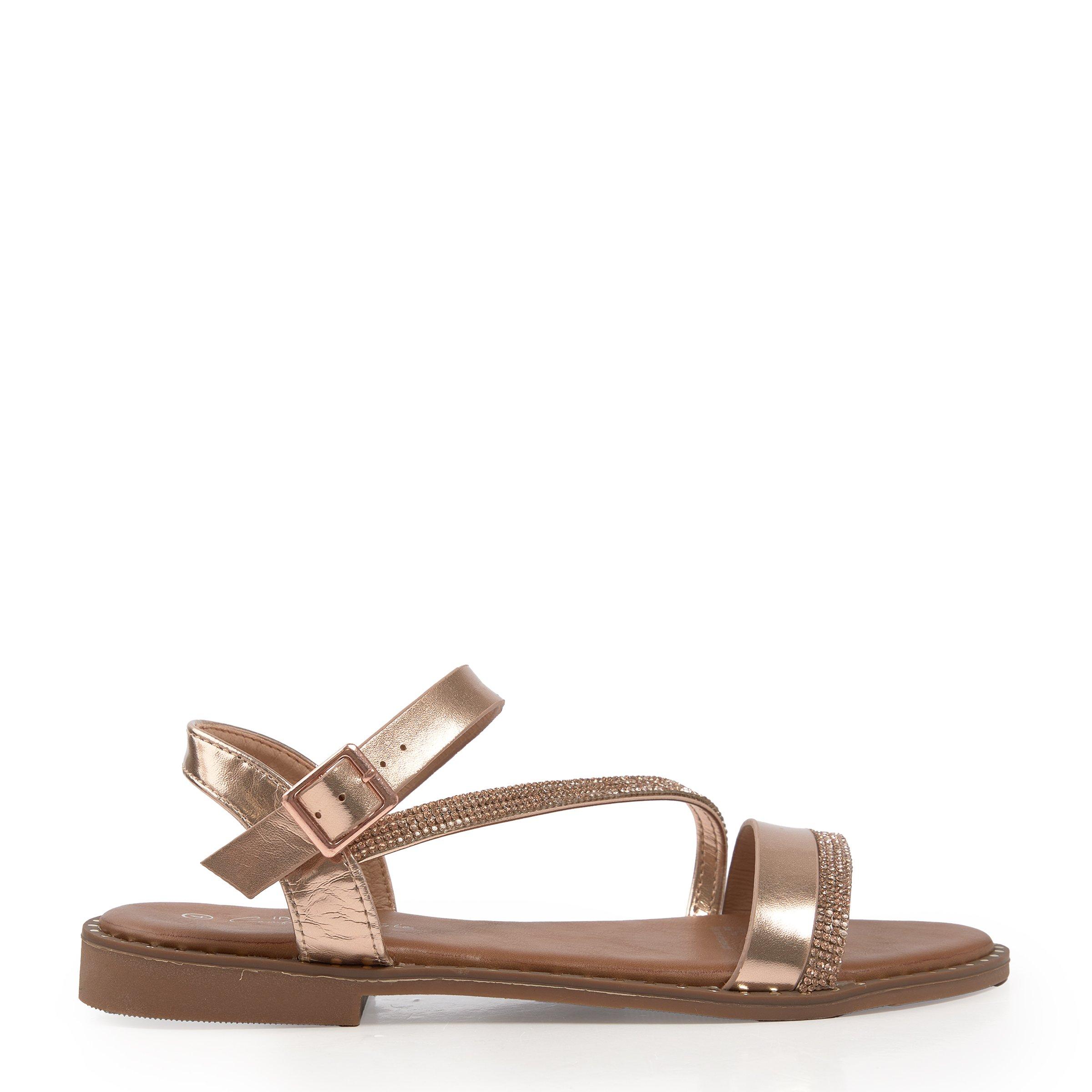 Rose Pink Strappy Sandals (3160732) | Identity