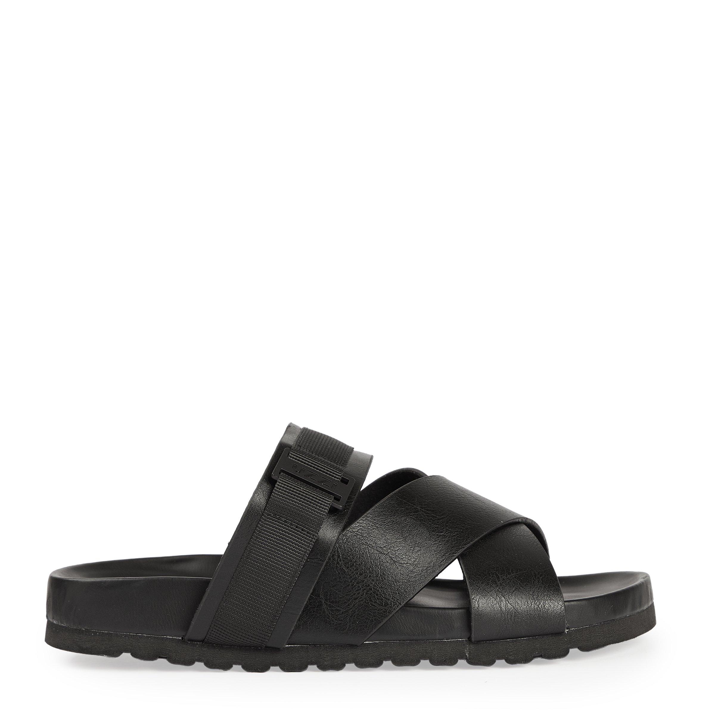 Black Mule Sandals (3160793) | UZZI