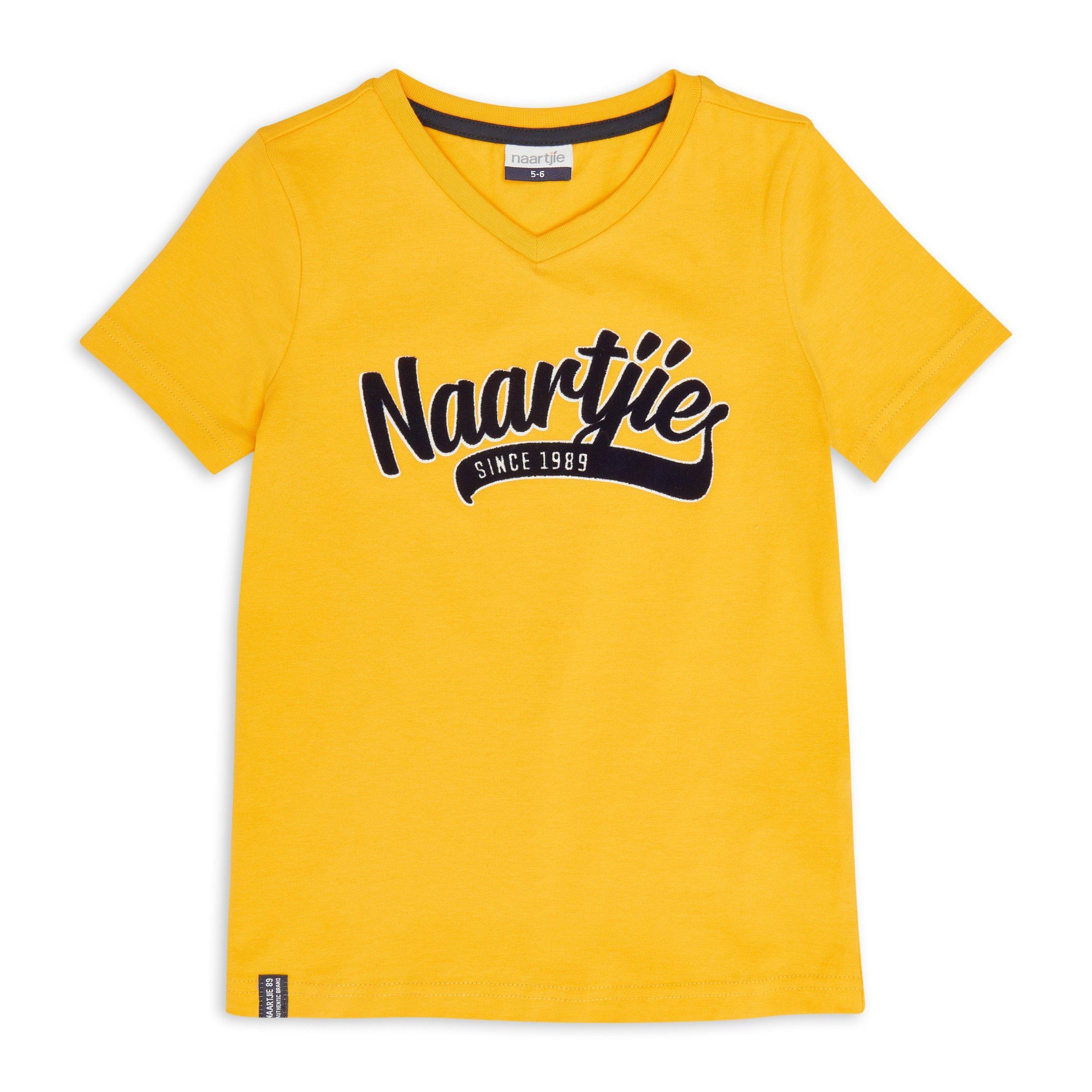 Kid Boys Yellow Branded T-shirt (3160834) | Naartjie