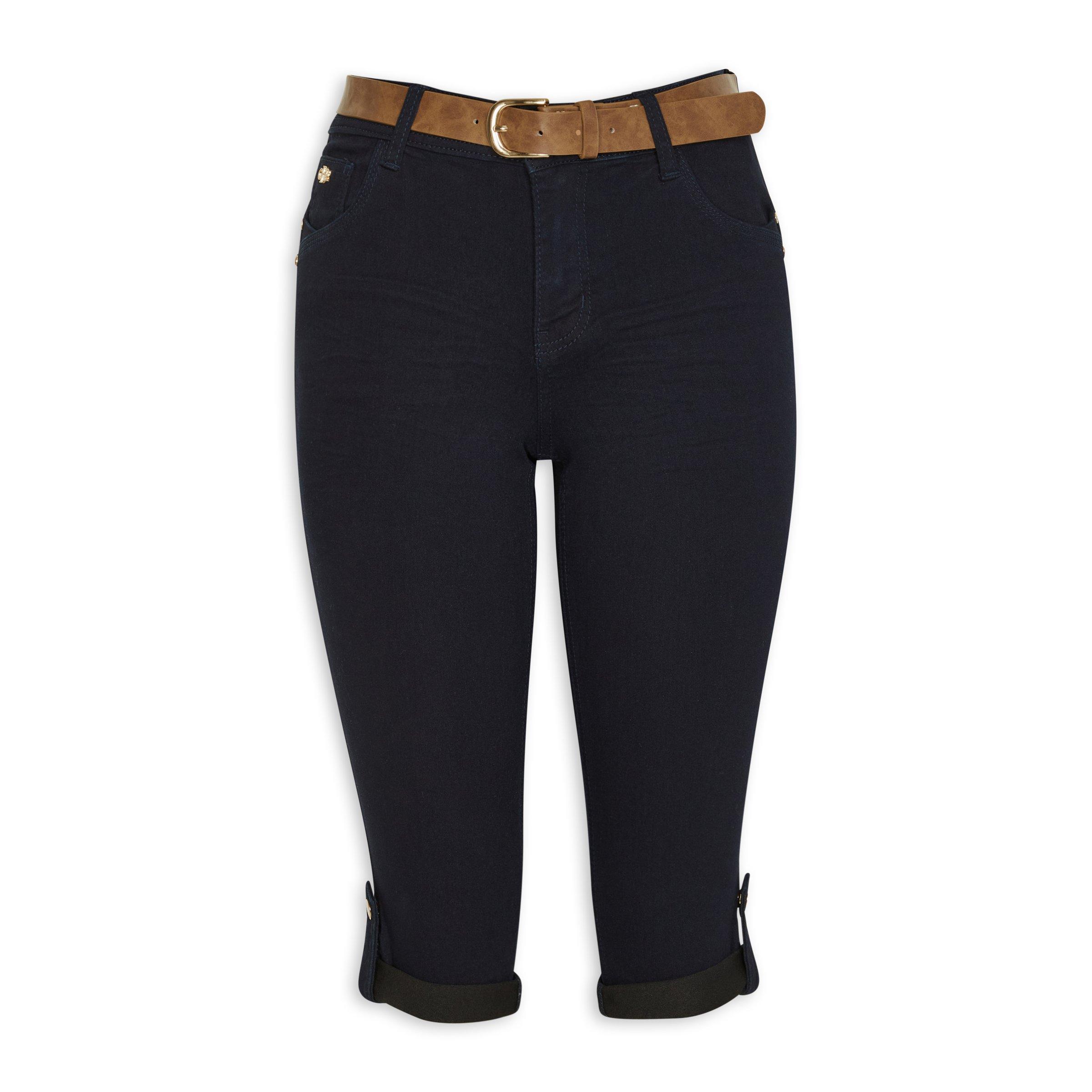 Indigo Belted Jegging Shorts (3160855) | OUTBACK RED