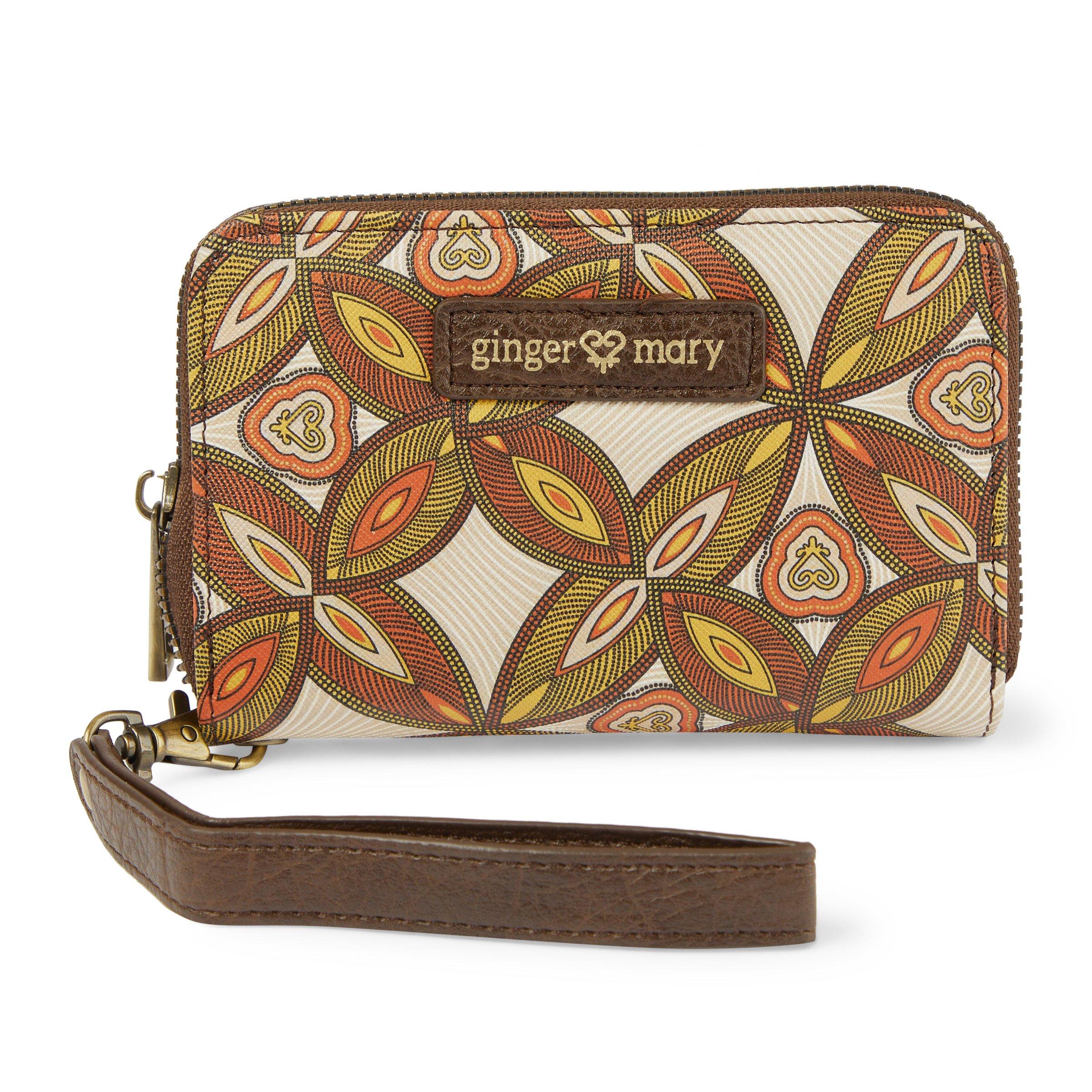 Geo Print Zip Around Purse (3161025) | Ginger Mary
