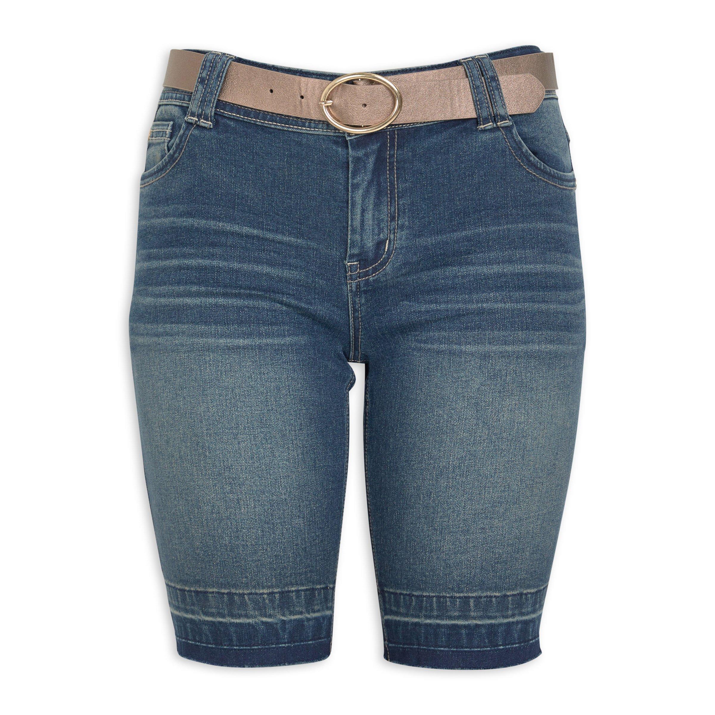 Indigo Belted Denim Shorts (3175857) | OUTBACK RED