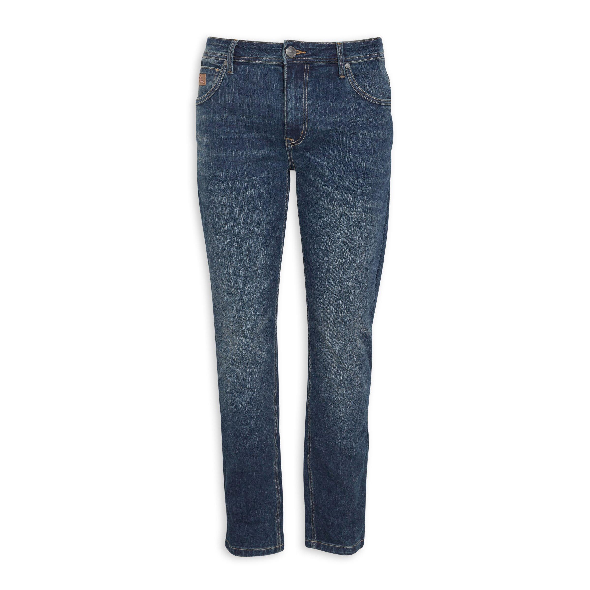 Blue Denim Straight Leg Jeans (3175876) | Identity