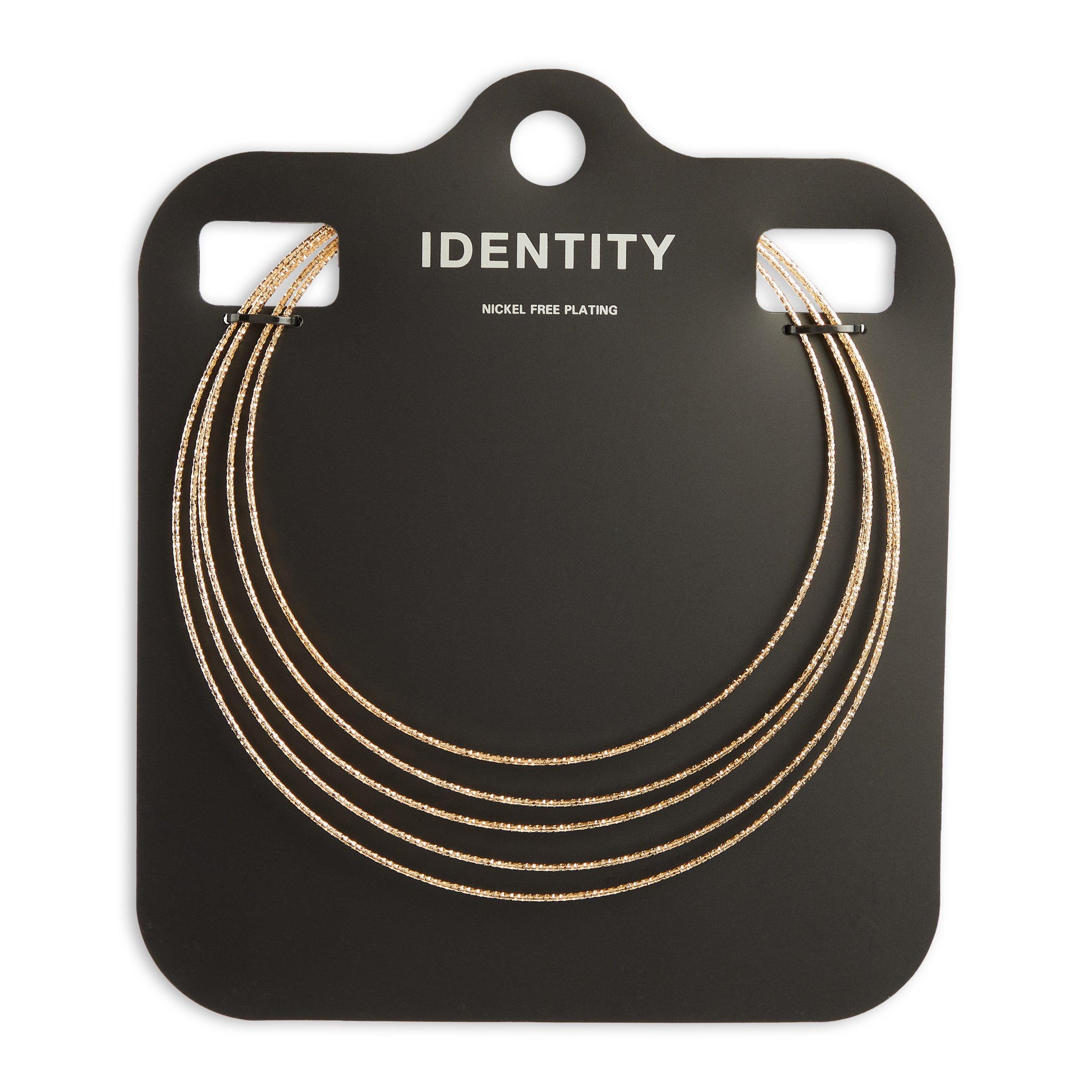 Gold Choker Necklace (3175954) | Identity