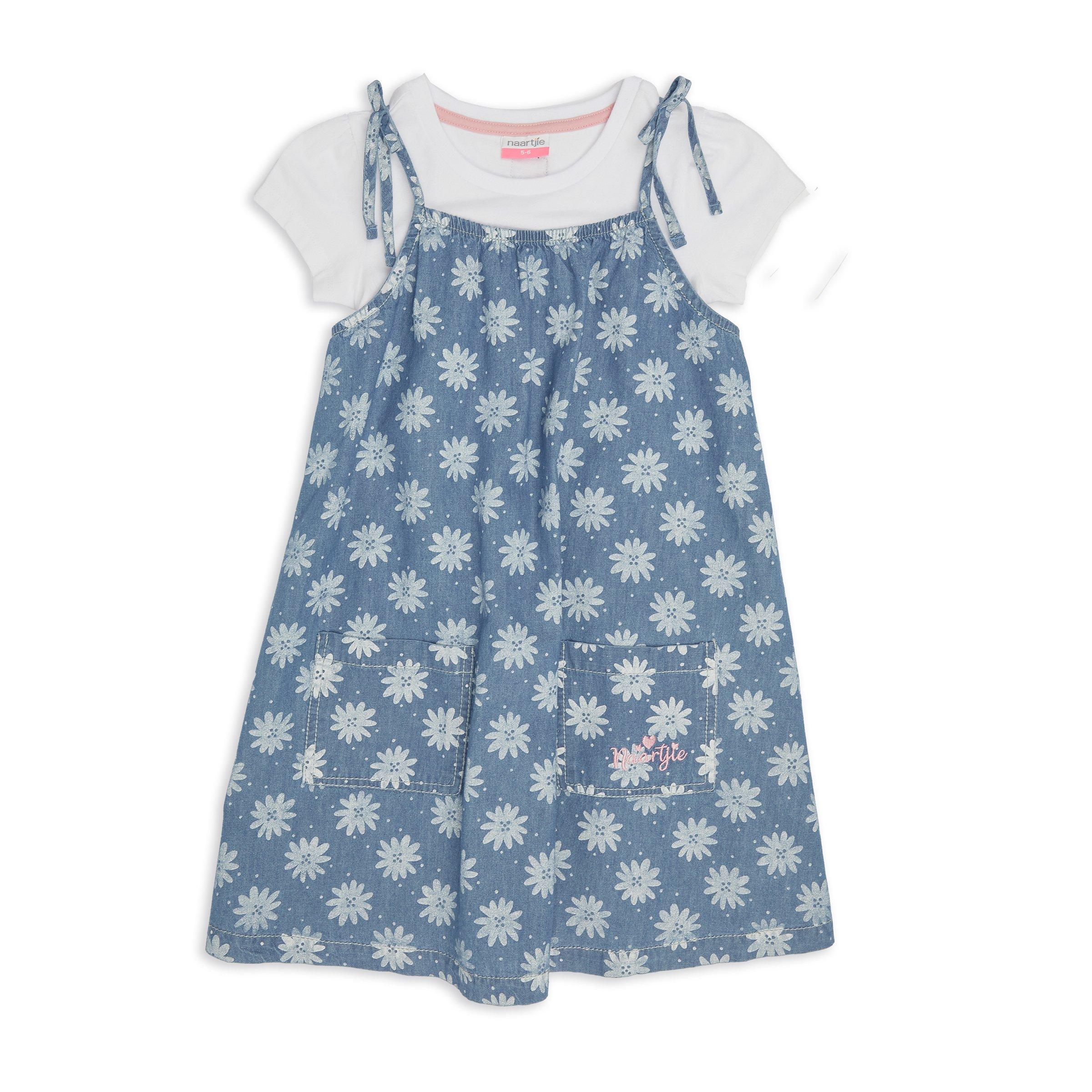 Kid Girls Denim Dress and T-shirt Set (3176185) | Naartjie