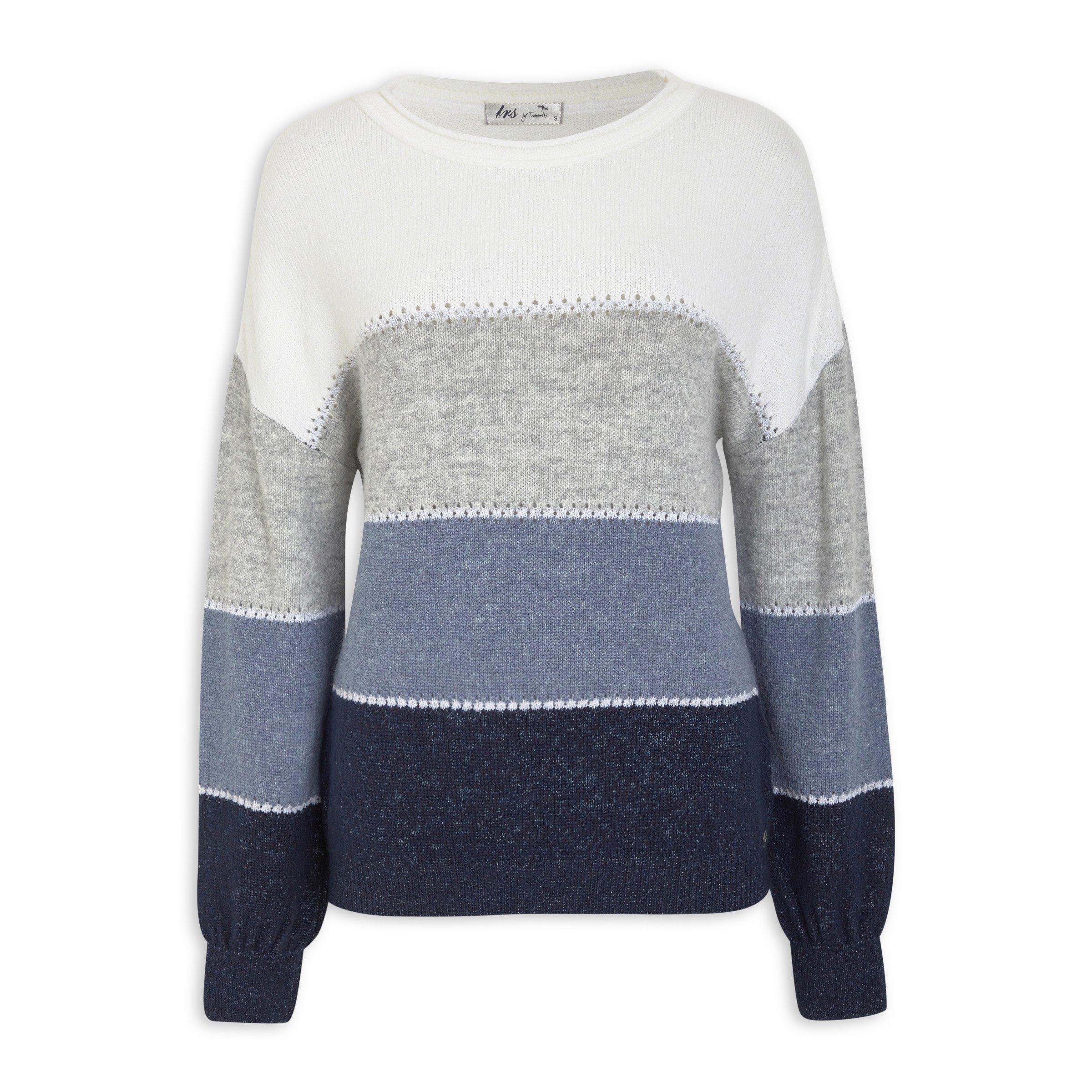 Blue Colourblocked Jersey (3176221) | TRS