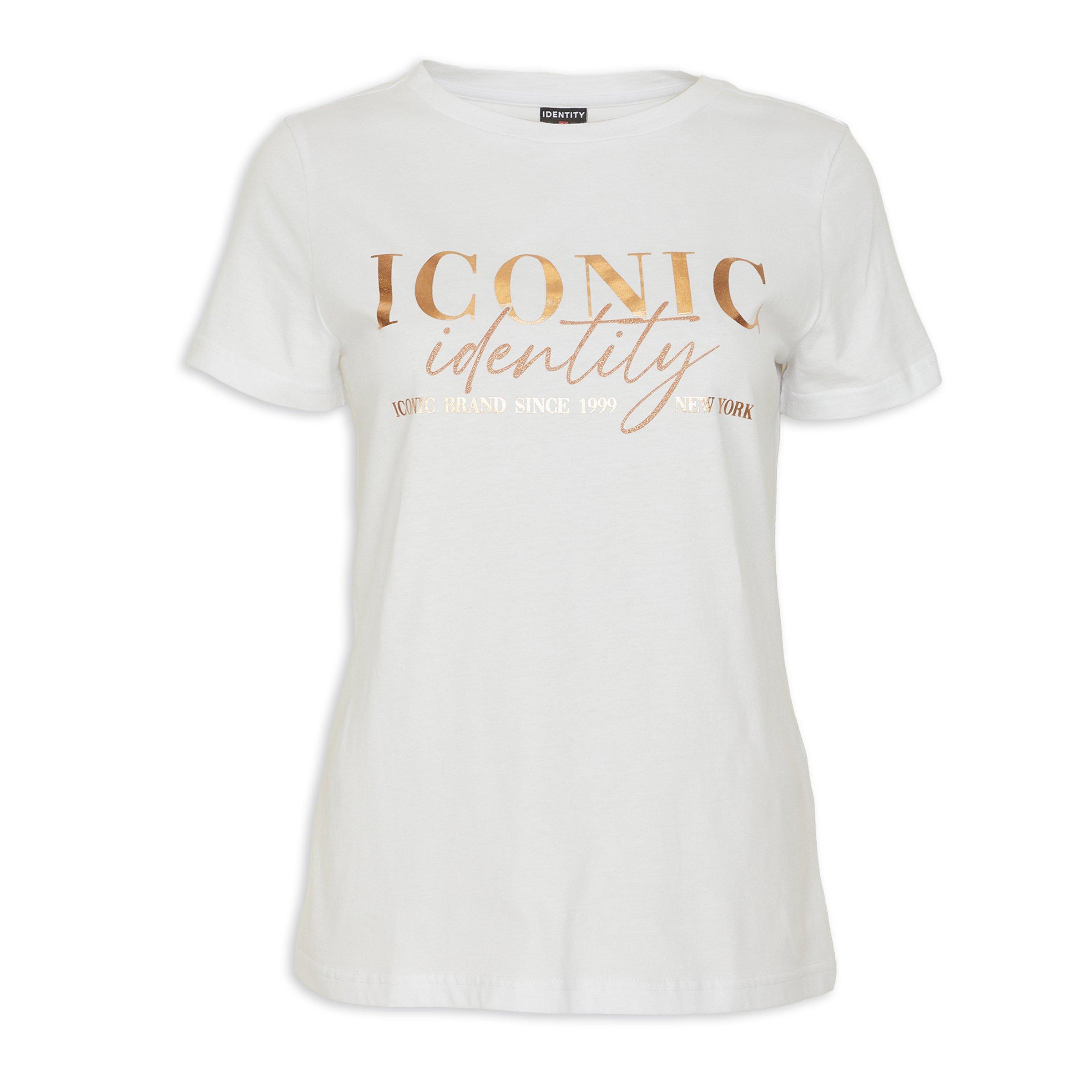 White Branded T-shirt (3176243) | Identity