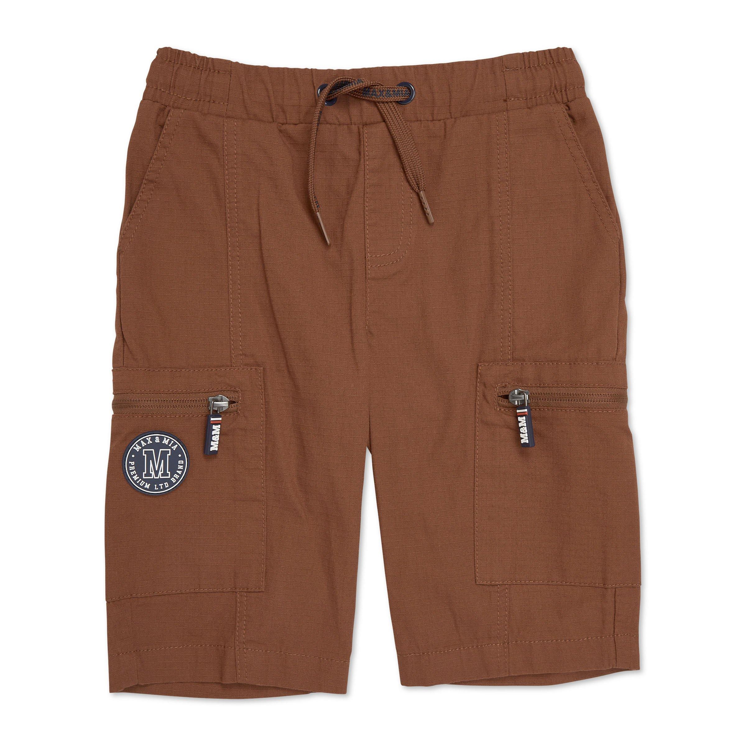 Kid Boys Tan Utility Shorts (3176638) | Max & Mia