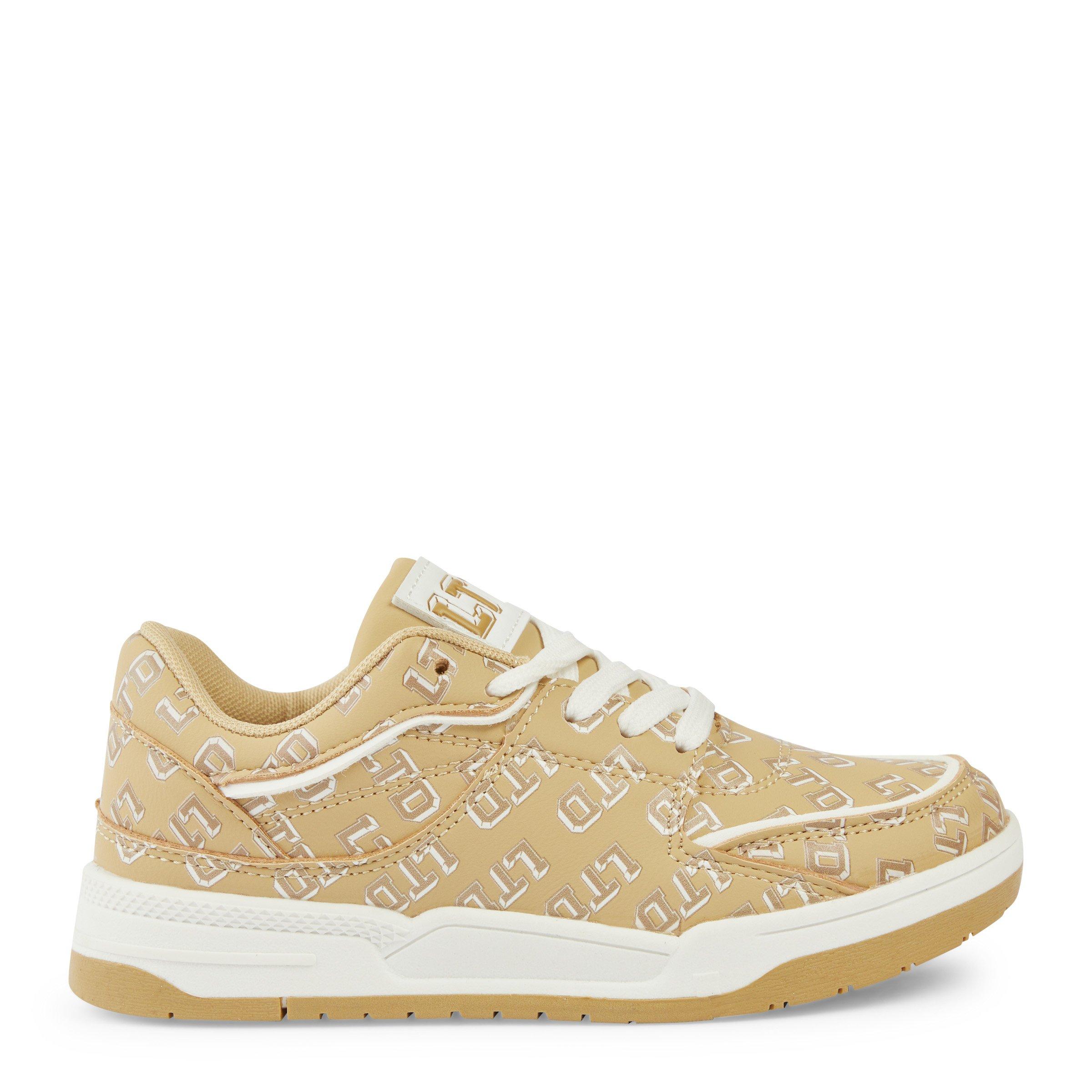 Boys Beige Logo Sneakers (3176812) | LTD Kids